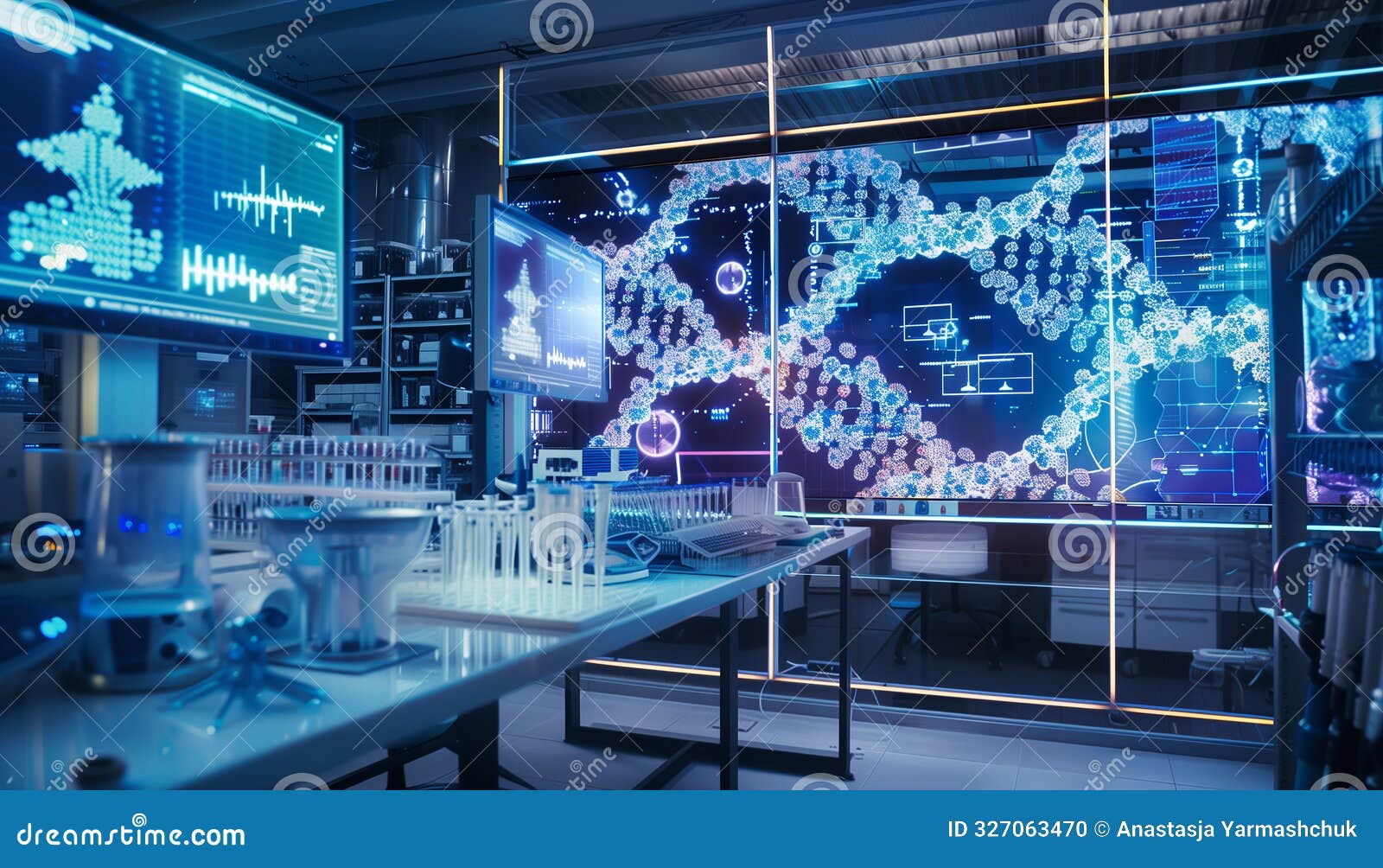 Innovation Lab: the Place Where Genetic Discoveries are Made Stock ...