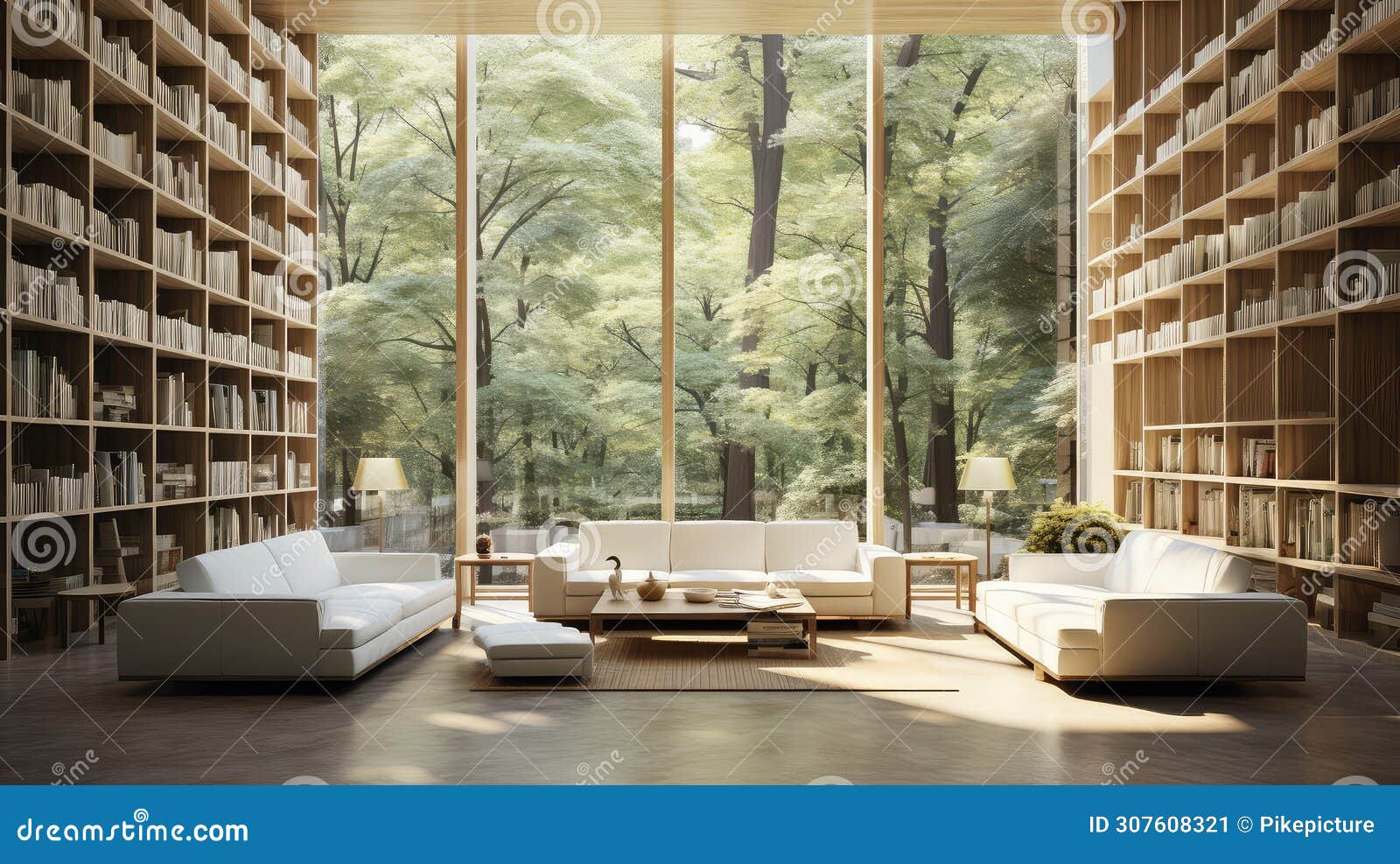 Innovation library modern stock illustration. Illustration of generated ...