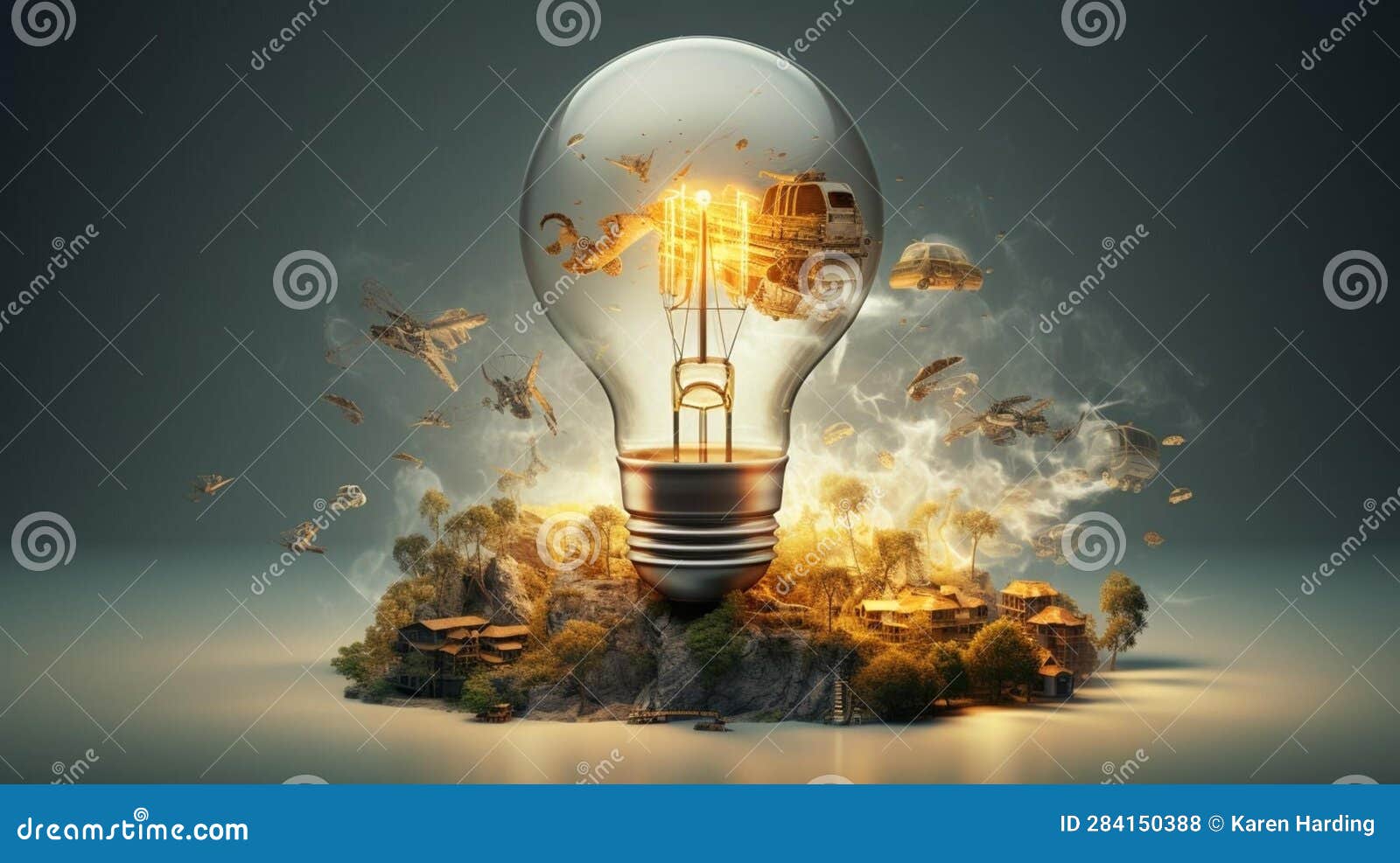 Innovation, Light Bulb Together with Innovative Designs Stock ...
