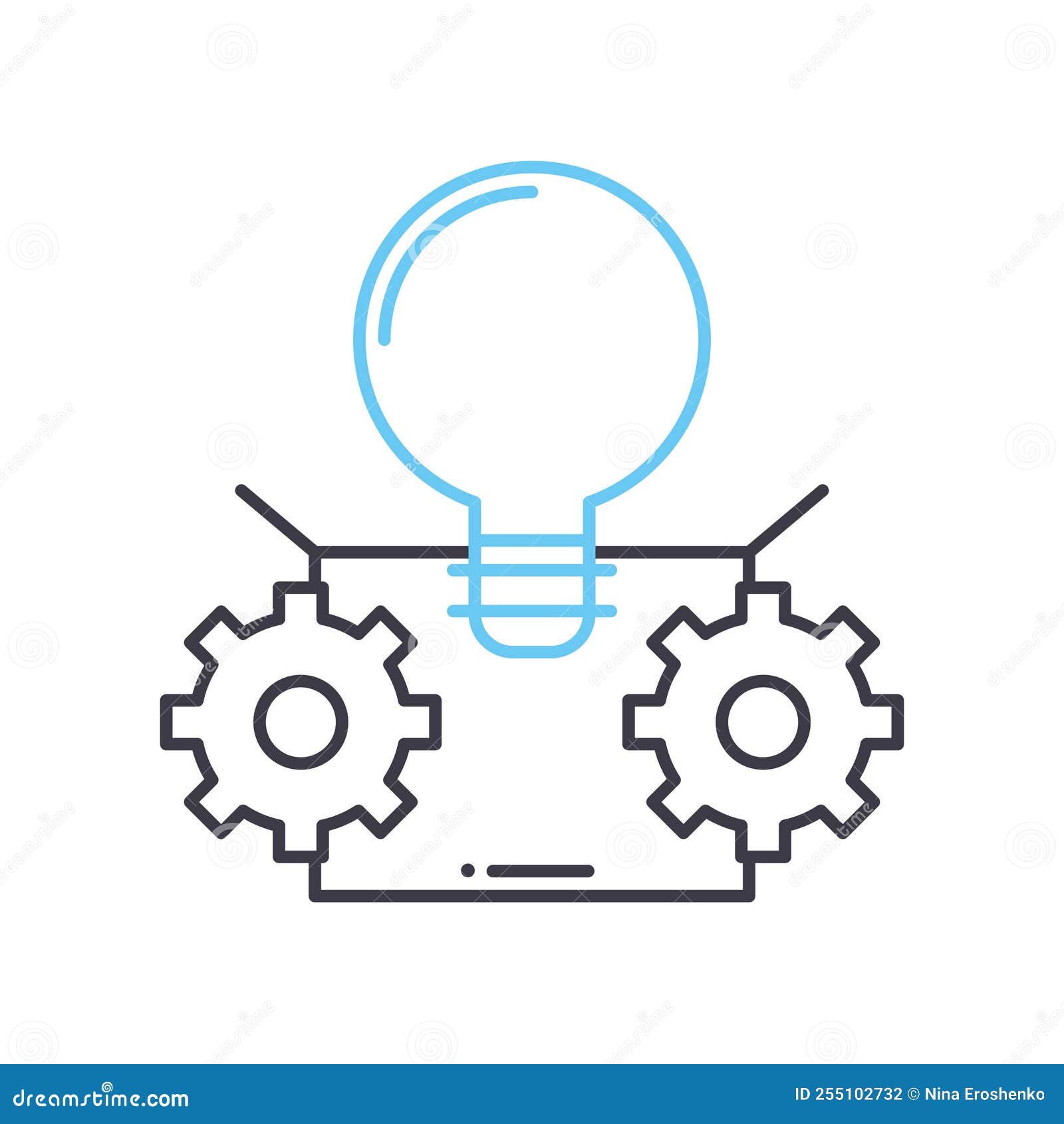 Innovation Line Icon, Outline Symbol, Vector Illustration, Concept Sign ...