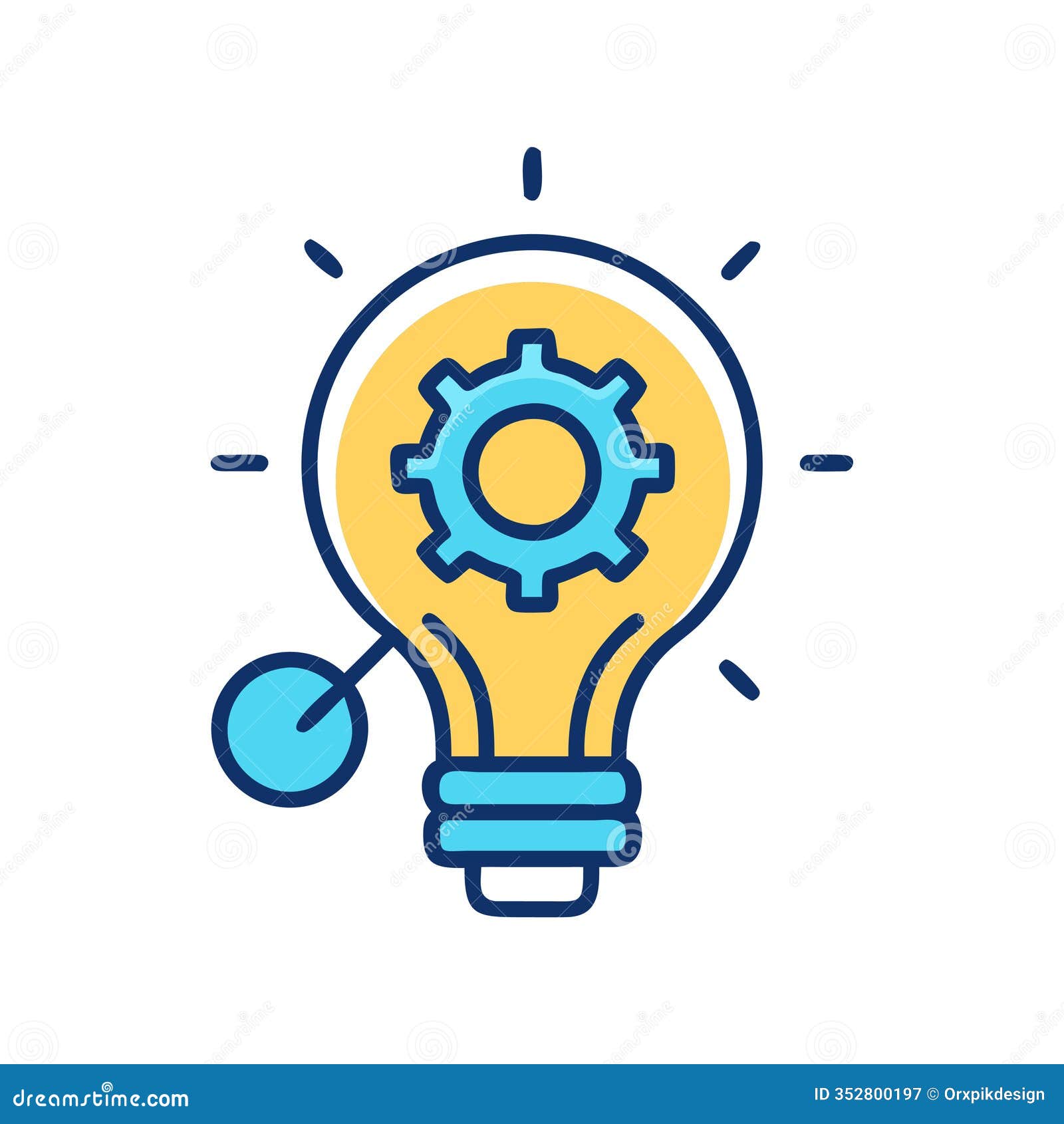 Innovation Management Icon for Strategy Stock Vector - Illustration of ...