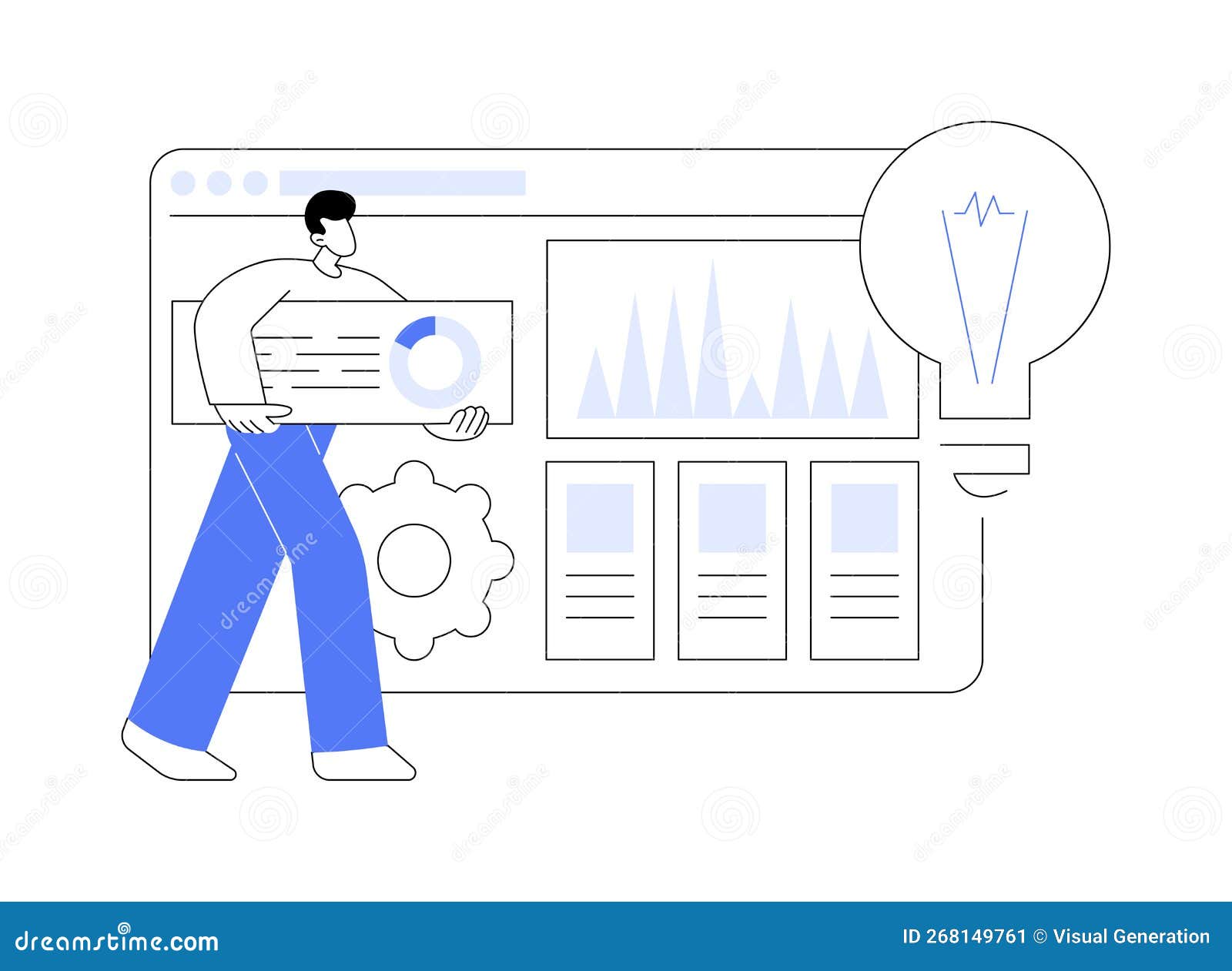 Innovation Management Software Abstract Concept Vector Illustration ...