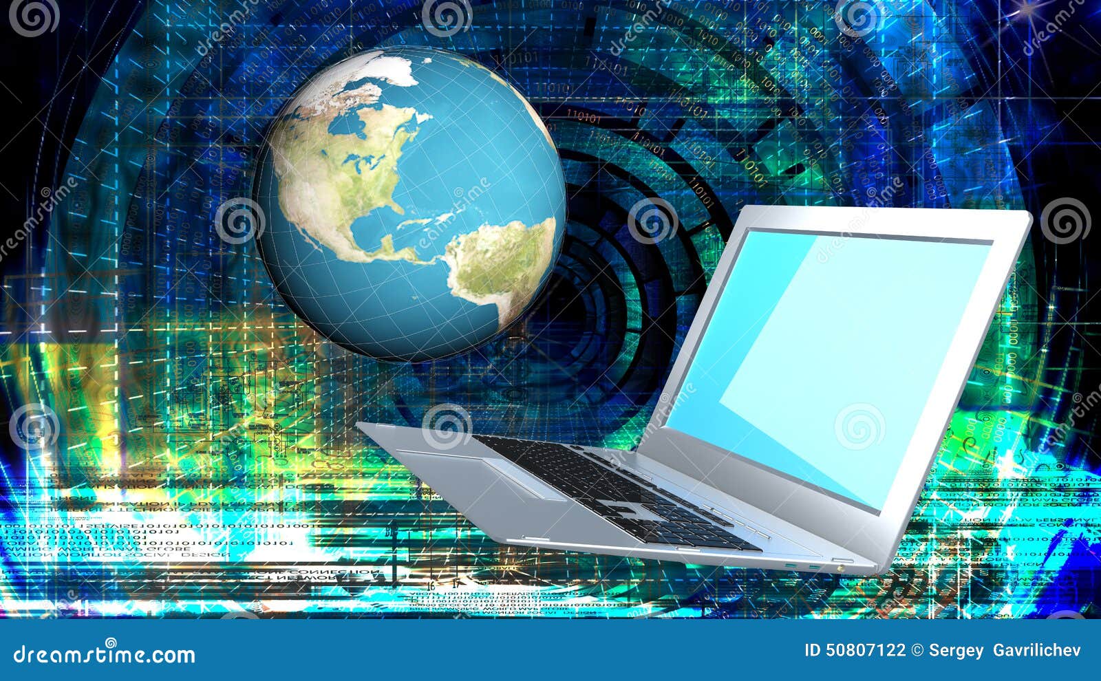 Innovation Modern Engineering Computer Technology Stock Illustration ...