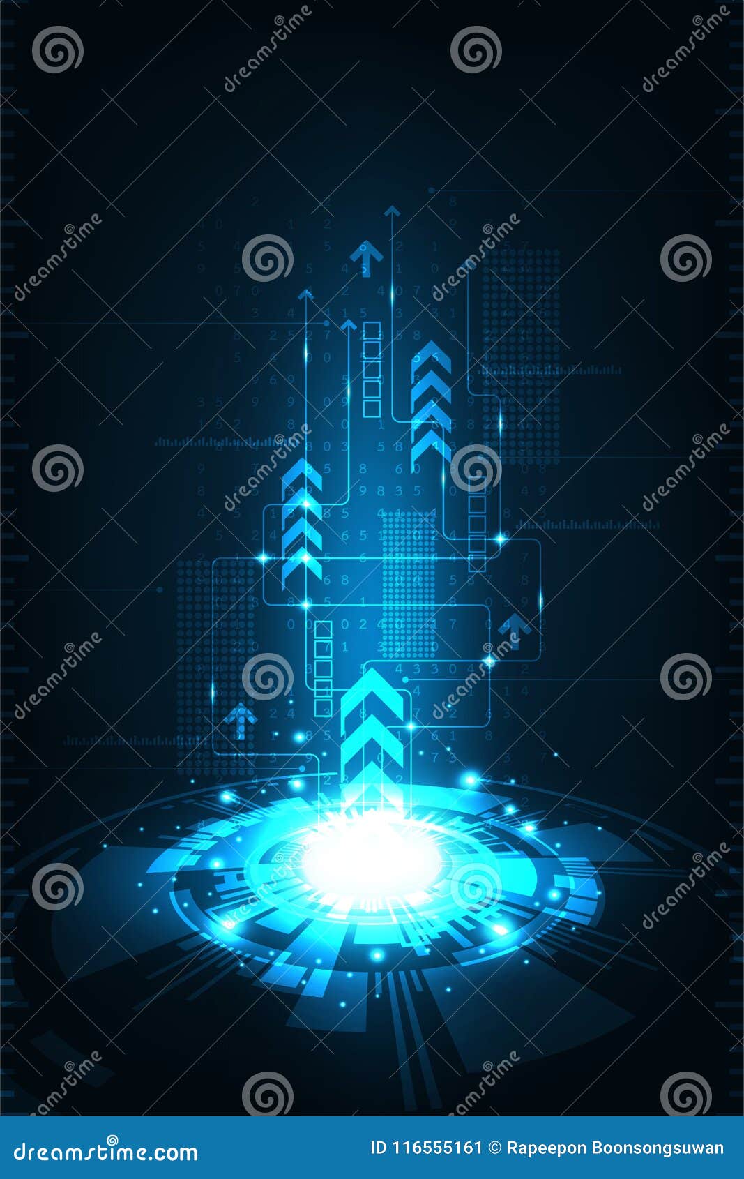 Innovation of Modern Technology. Stock Vector - Illustration of media ...
