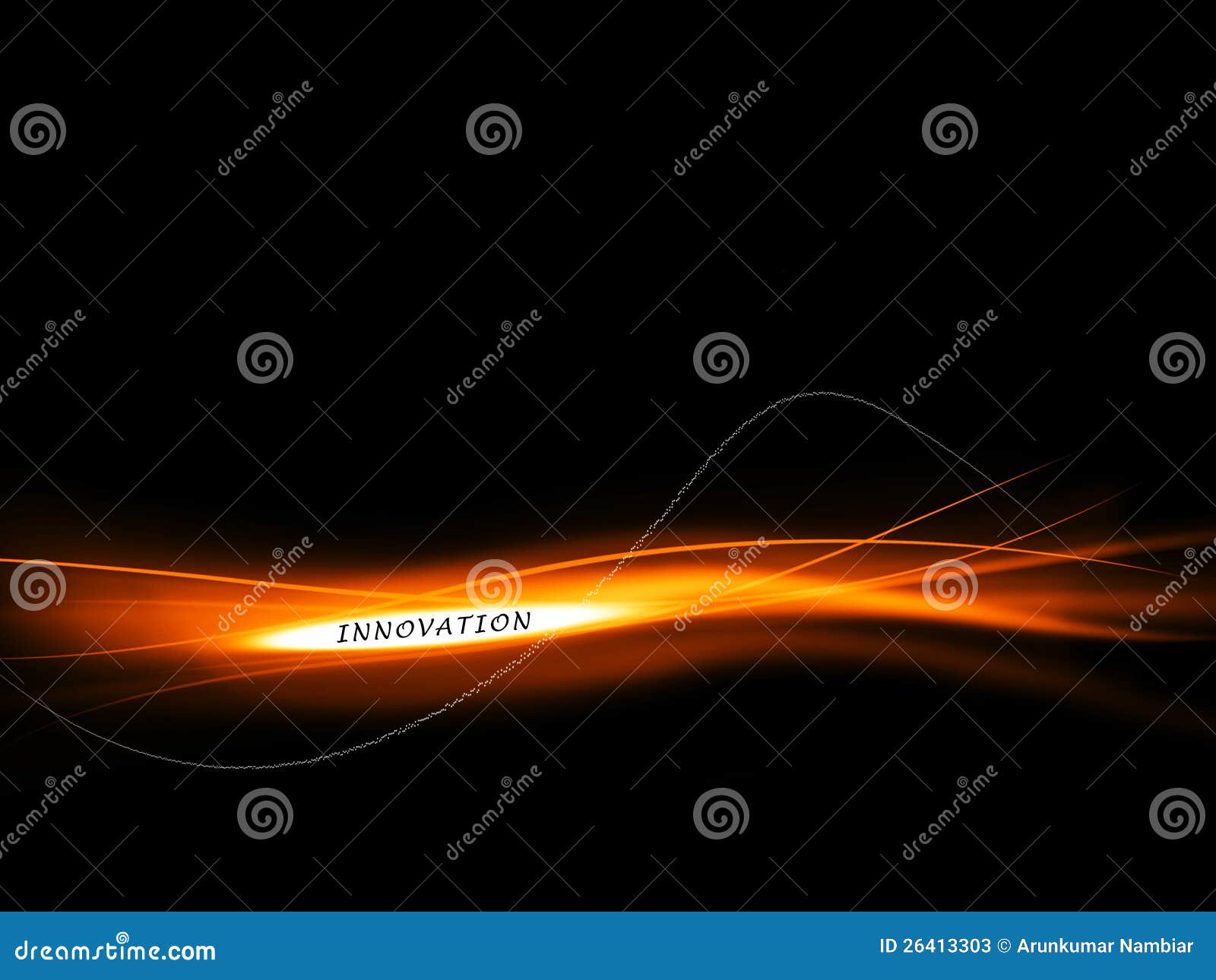 Innovation Orange Wallpaper Stock Illustration - Illustration of ...