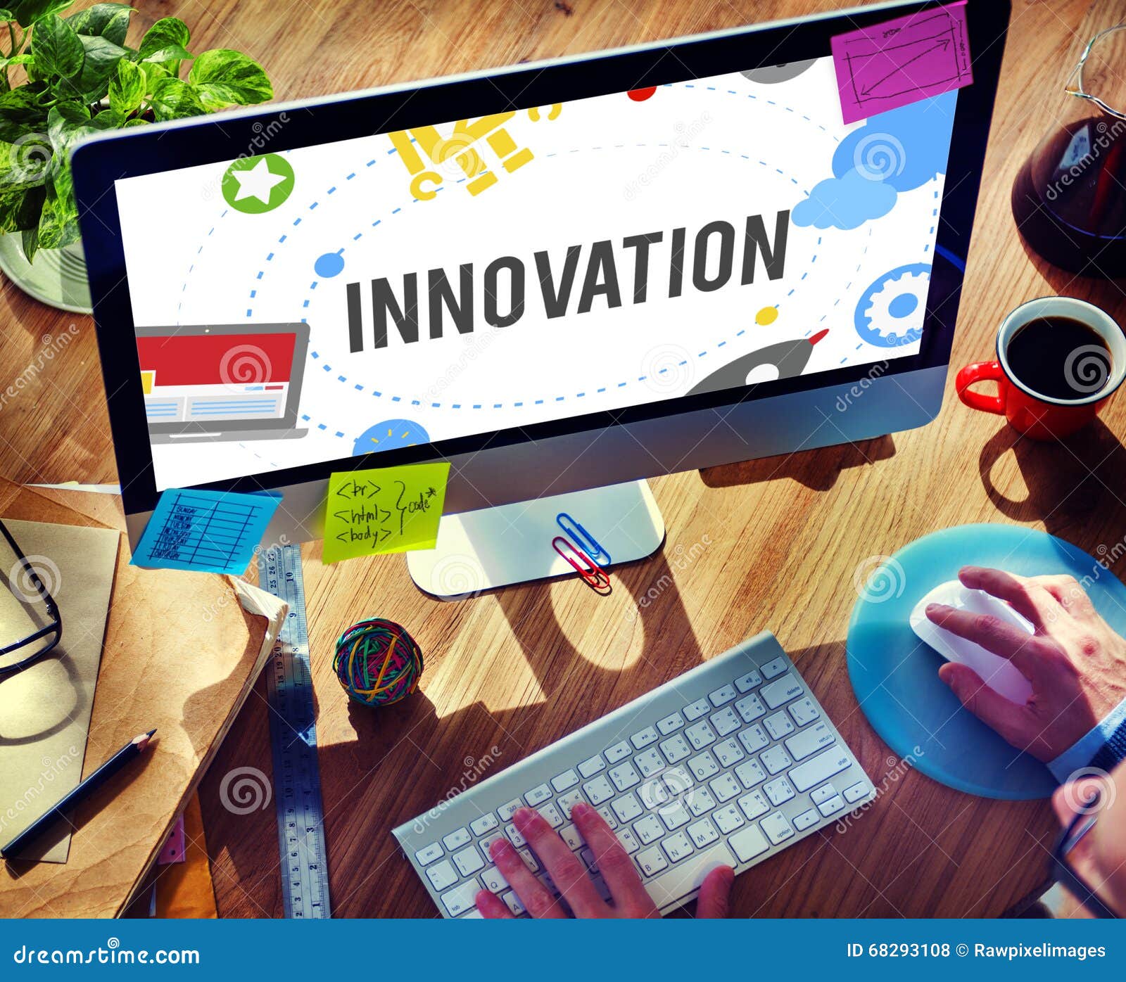 Innovation Plan Planning Ideas Launch Start Up Success Concept Stock ...