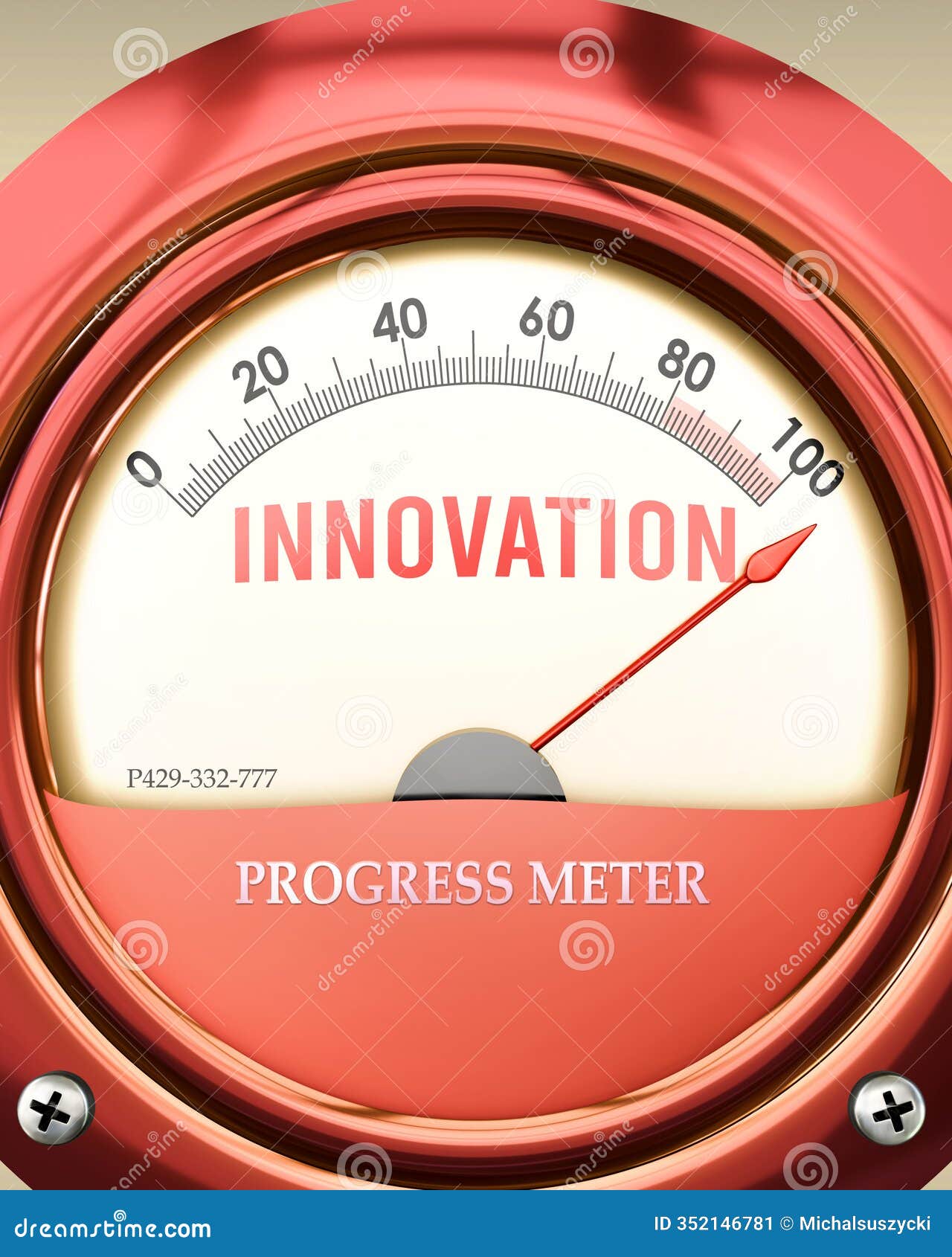 Progress Meter With Different Emotions. Measuring Gauge Indicator ...