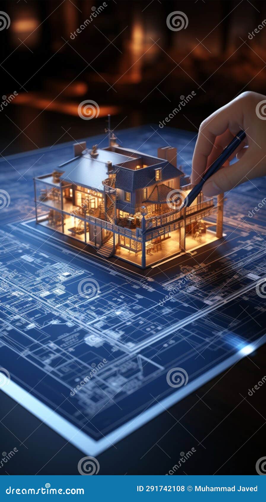 Innovation in Progress Project Blueprint Design Unfolds As Designers ...