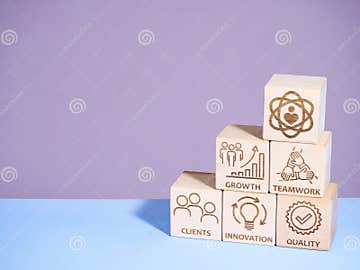 CREATIVITY, GROWTH, CLIENT, INNOVATION As Symbols of Basic Values Stock ...