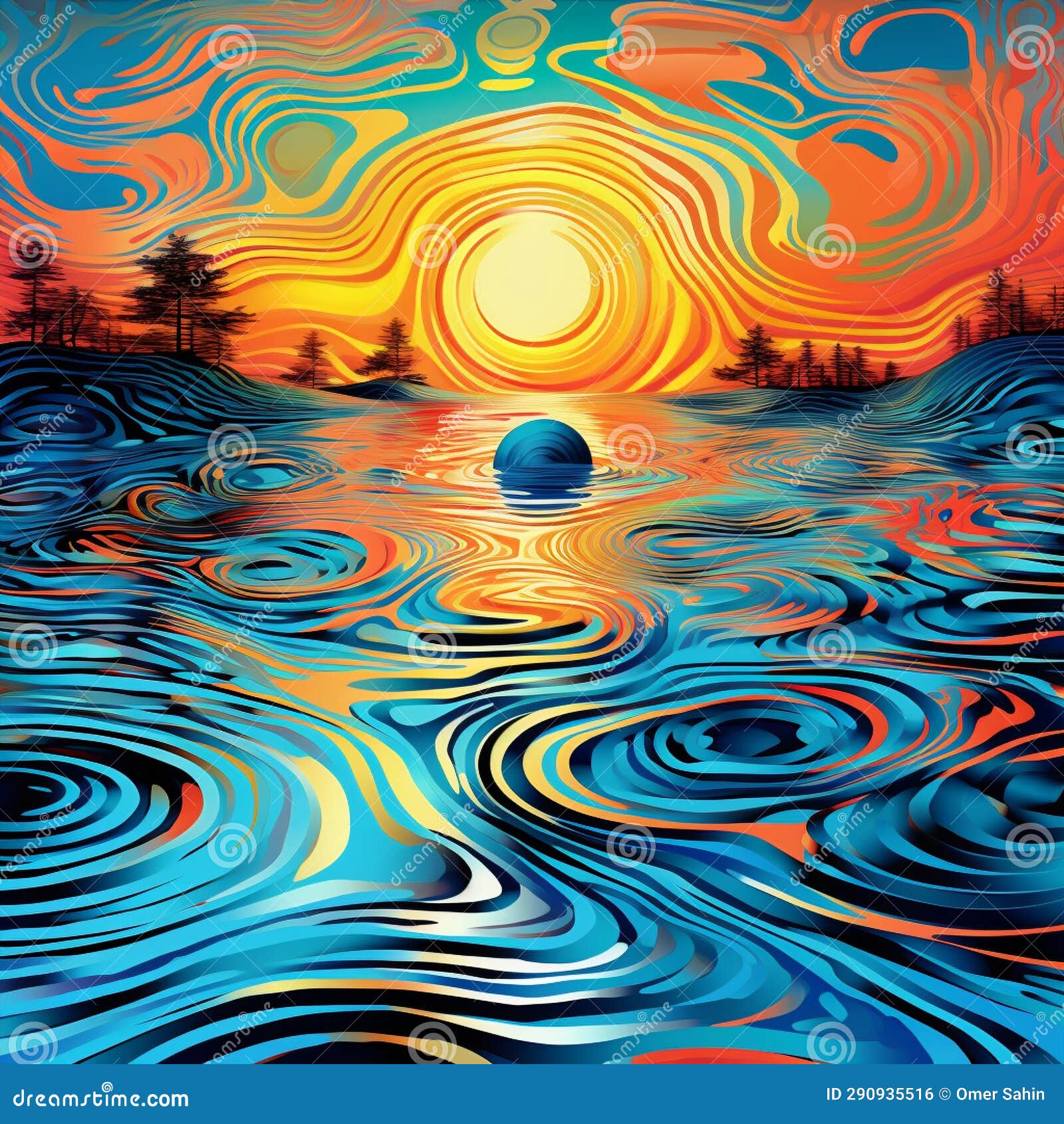 Innovation Ripples stock illustration. Illustration of concept - 290935516