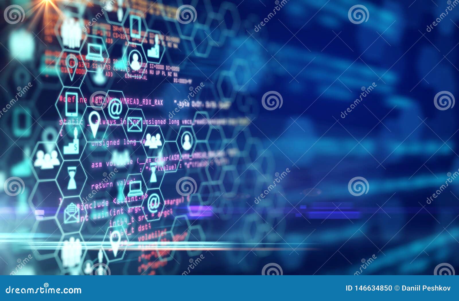 Innovation and Science Concept Stock Photo - Image of infograph, blur ...