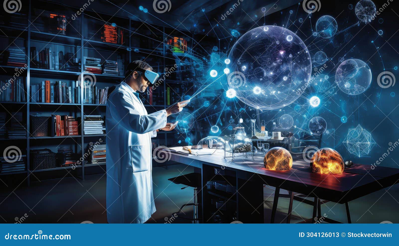 Innovation Science Internet Background Stock Illustration ...