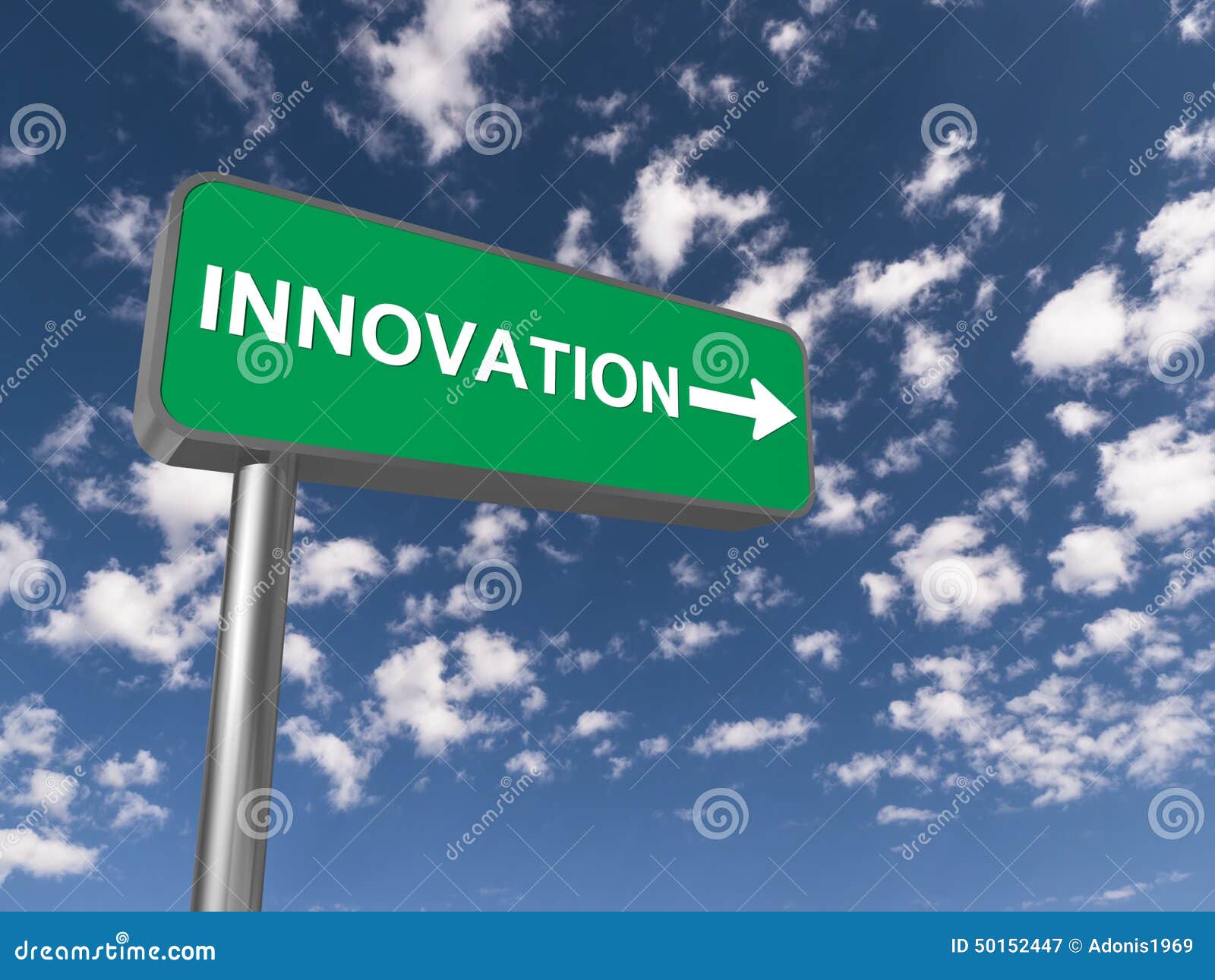 Innovation sign stock illustration. Illustration of innovating - 50152447