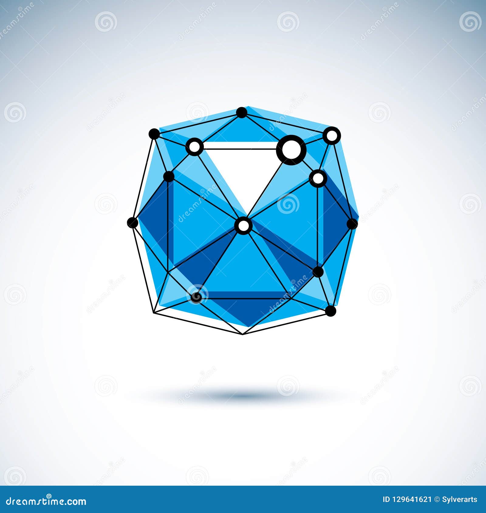 Innovation Technologies Symbol. Vector Abstract 3d Geometric Shape ...