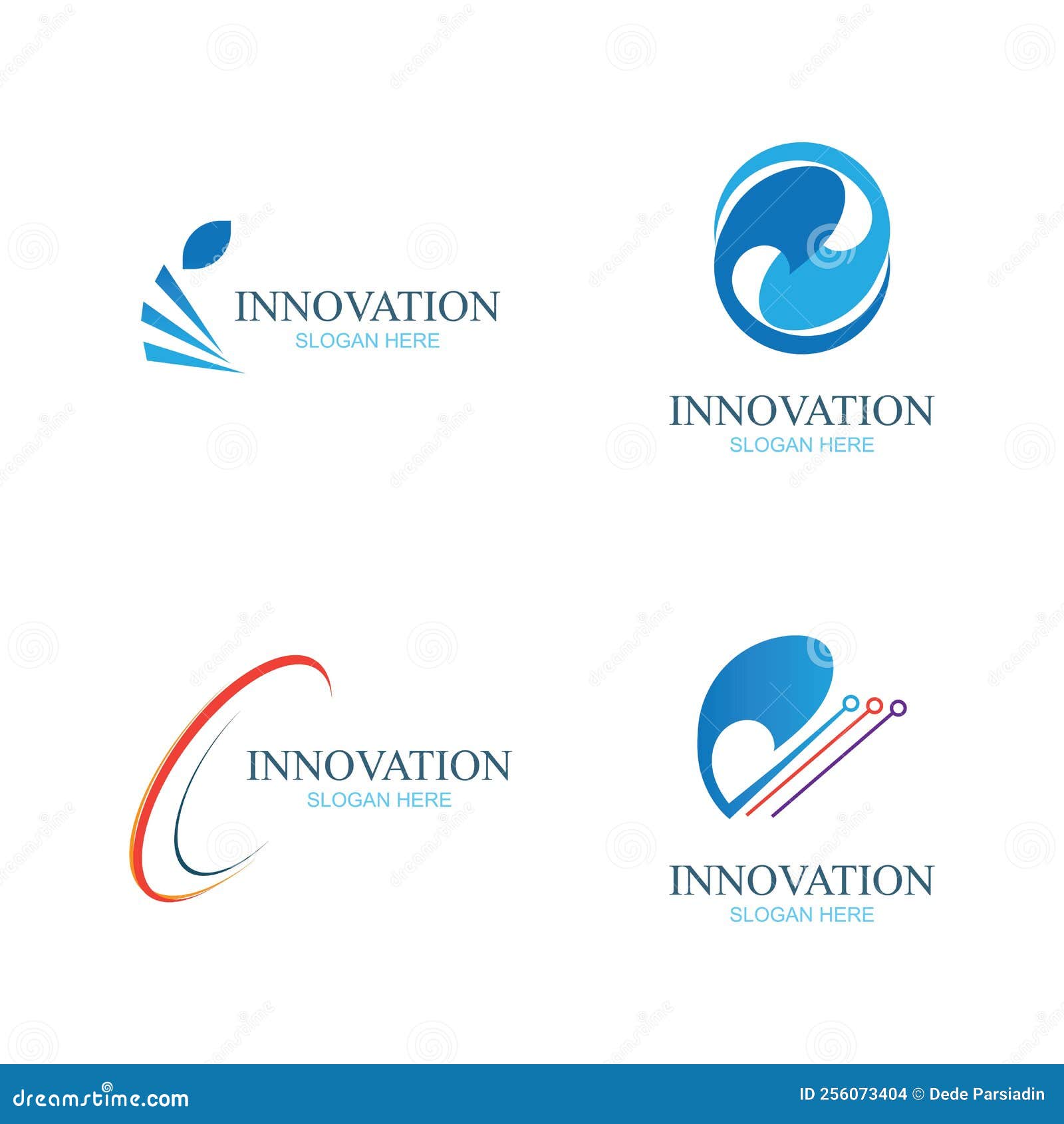Innovation and Technology Company Abstract Vector Logo Template Stock ...