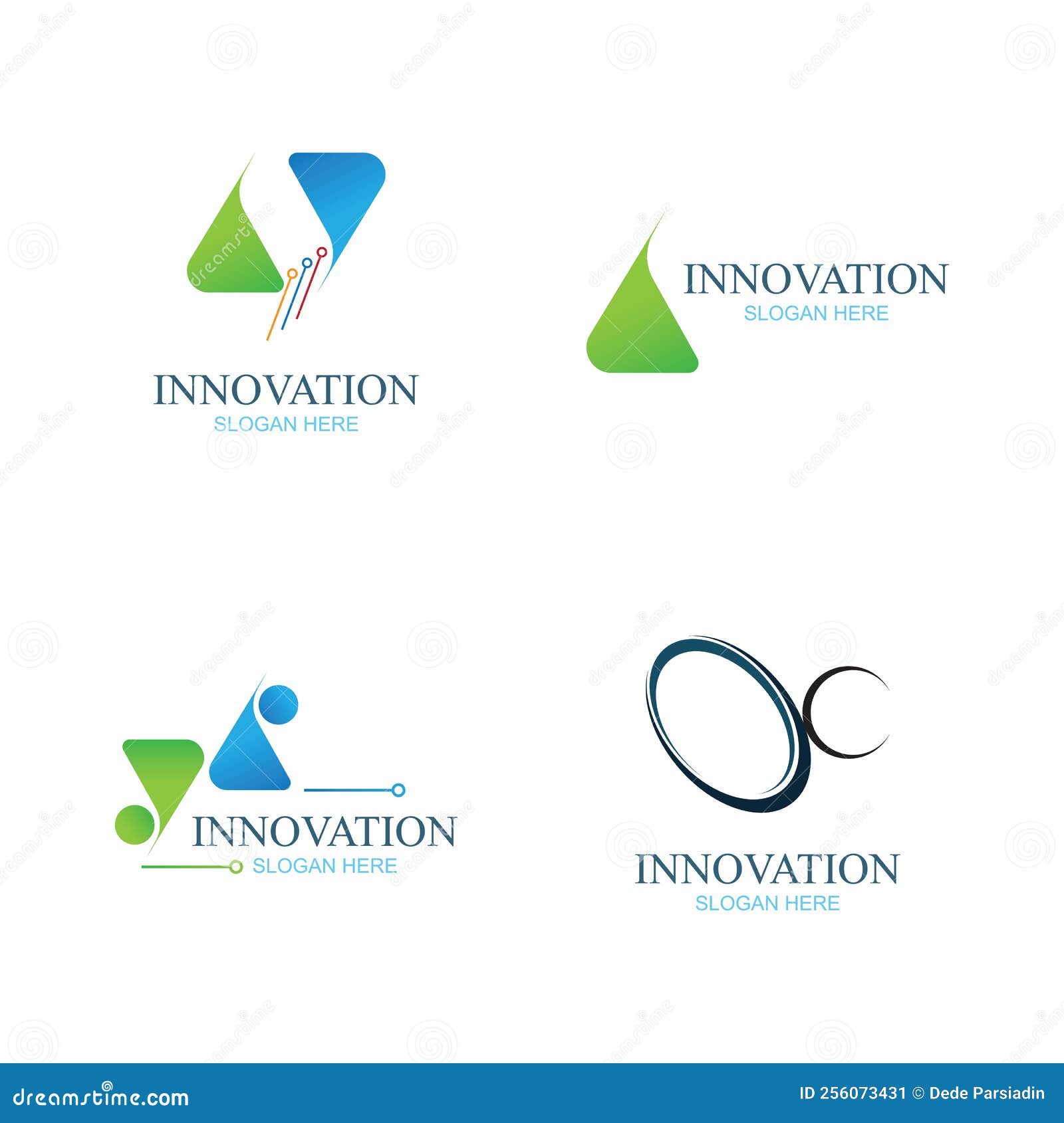 Innovation and Technology Company Abstract Vector Logo Template Stock ...
