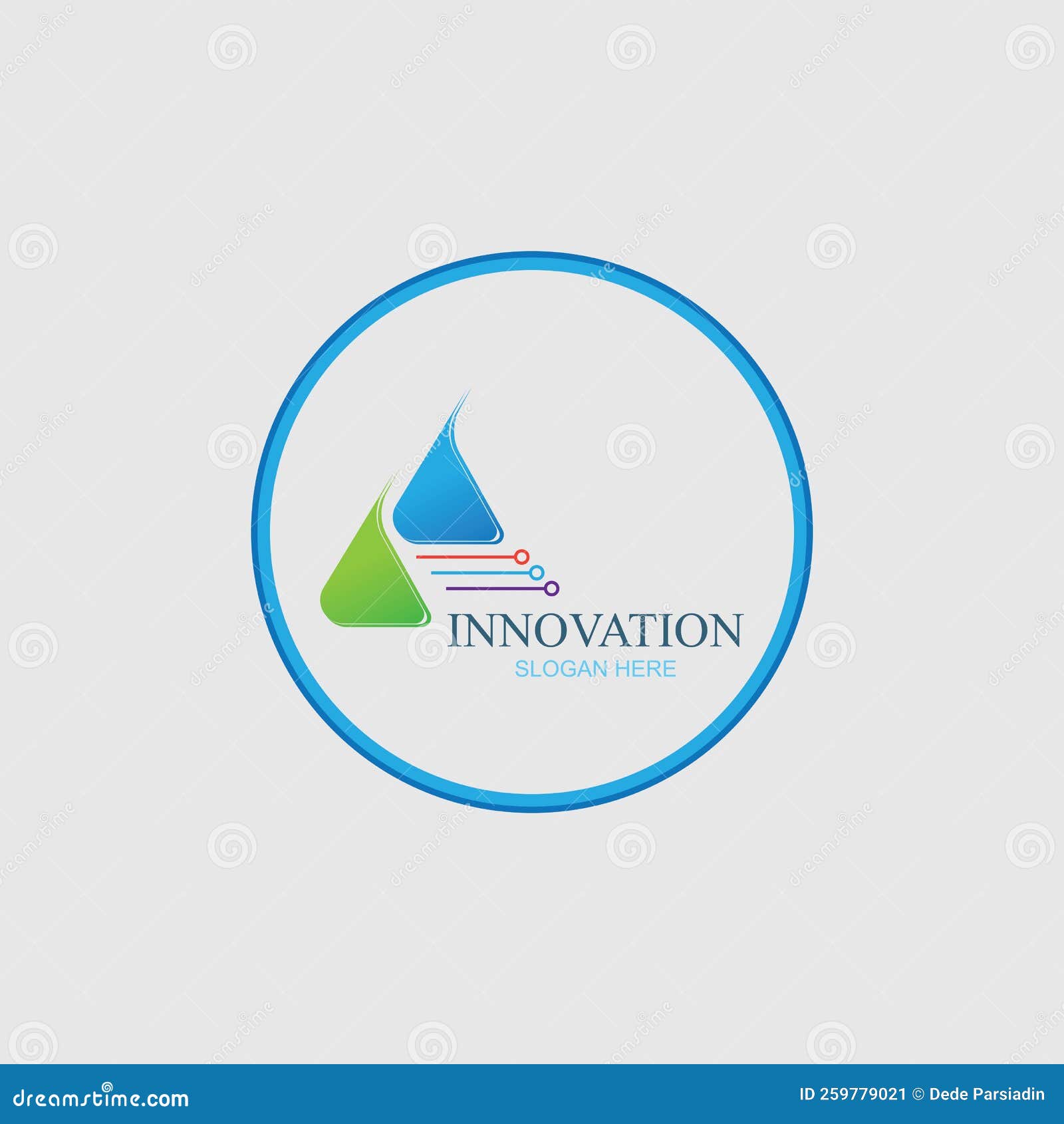 Innovation and Technology Company Abstract Vector Logo Template Stock ...