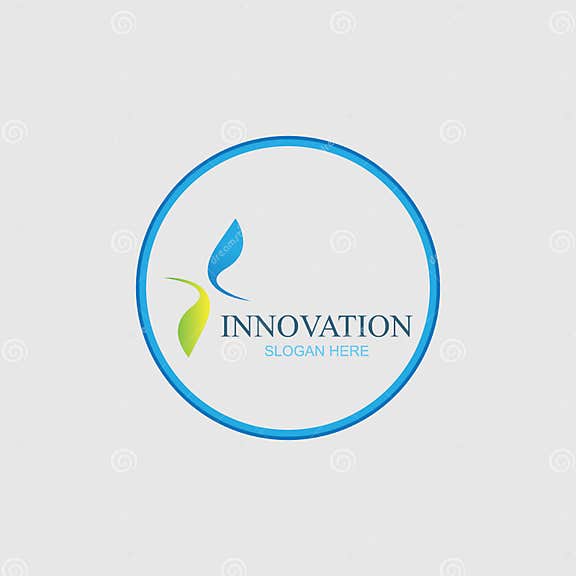 Innovation and Technology Company Abstract Vector Logo Template Stock ...