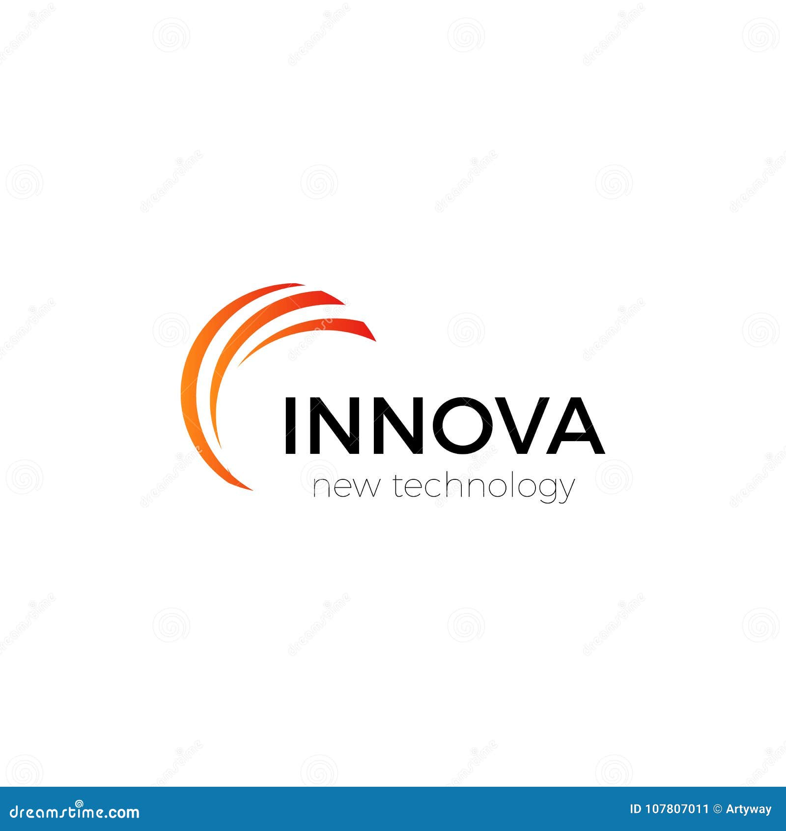 Innovation Technology Company Abstract Vector Logo Template. Stock ...