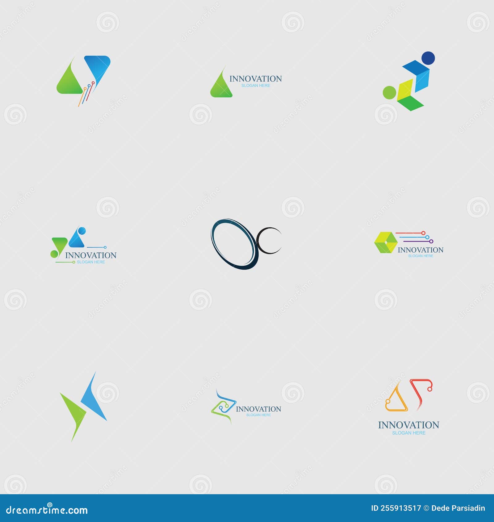 Innovation and Technology Company Abstract Vector Logo Template Stock ...
