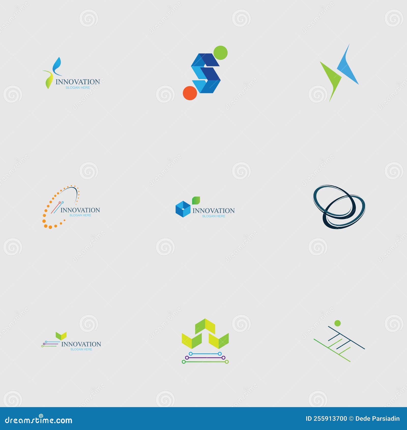 Innovation and Technology Company Abstract Vector Logo Template Stock ...