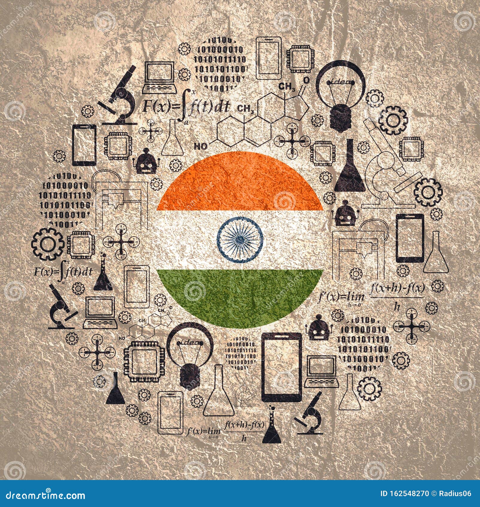 New technologies collage. stock photo. Image of intelligence - 162548270