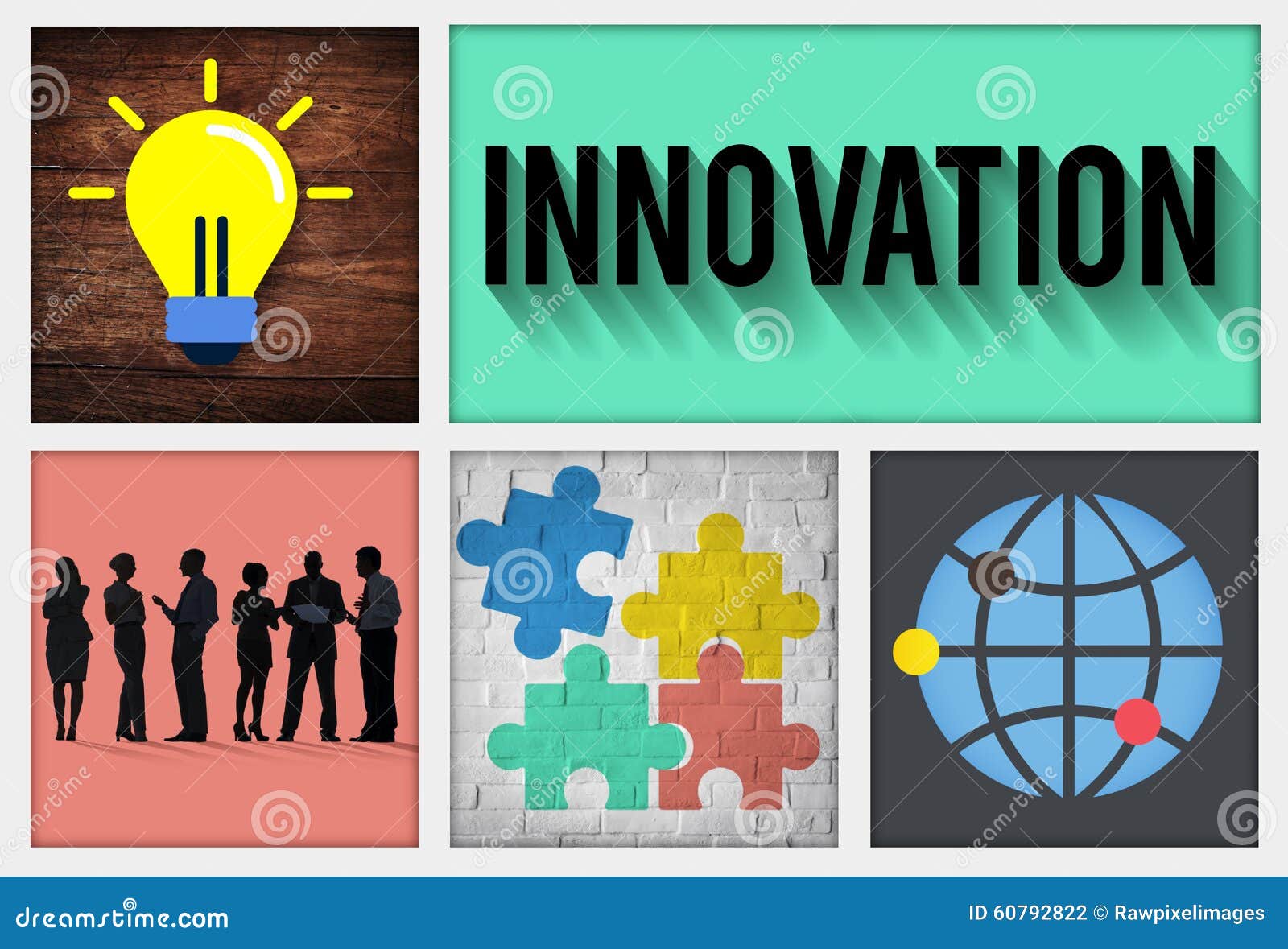Innovation Technology Development Creative Invention Concept Stock ...