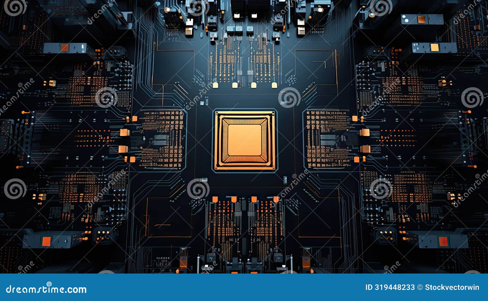 Innovation technology grid stock illustration. Illustration of grid ...