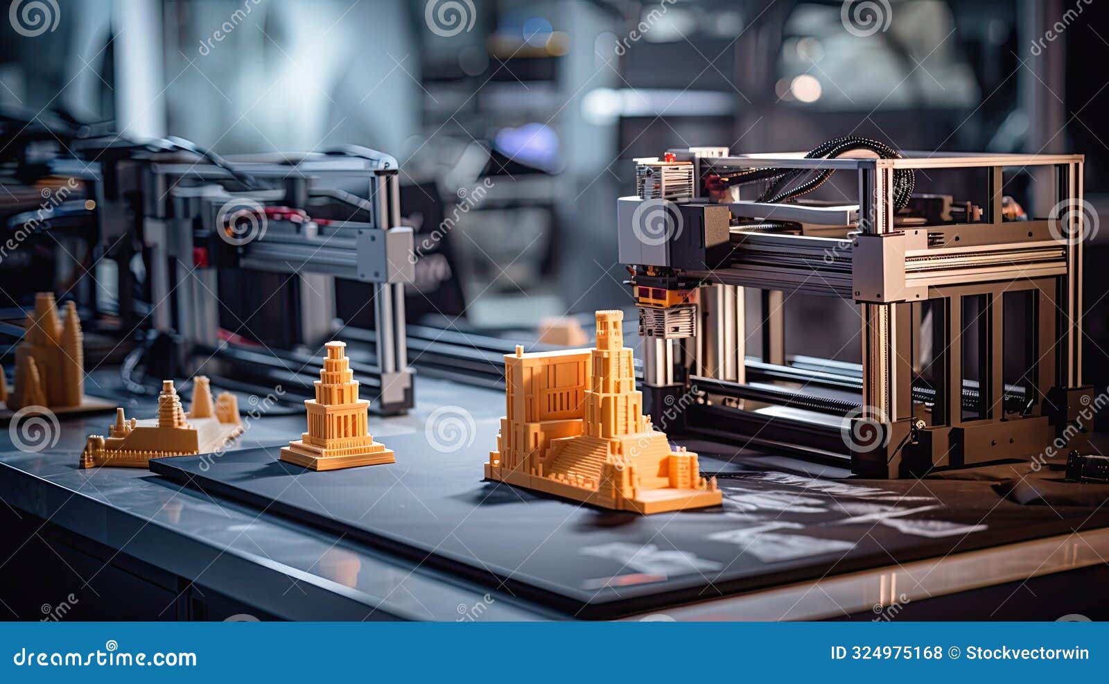 Innovation Technology Manufacturing Stock Illustration - Illustration ...