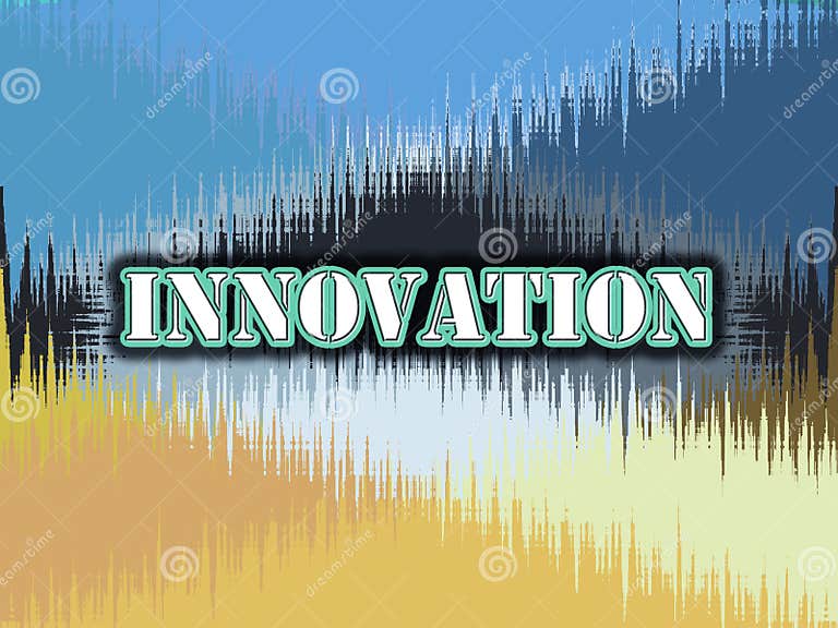 Innovation Text and Background Design Stock Illustration - Illustration ...
