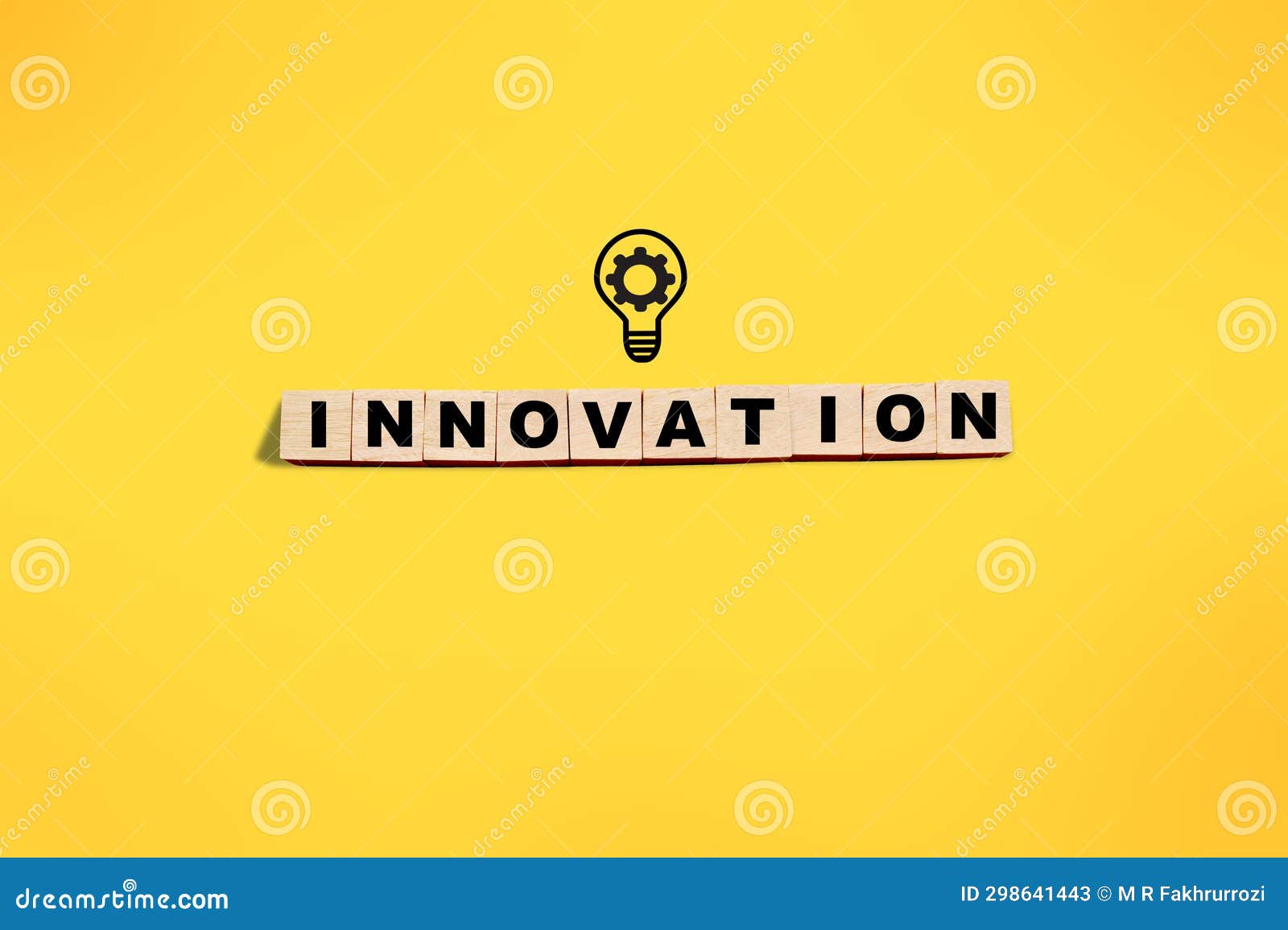 Innovation Text on Wooden, Business Term Stock Image - Image of ...