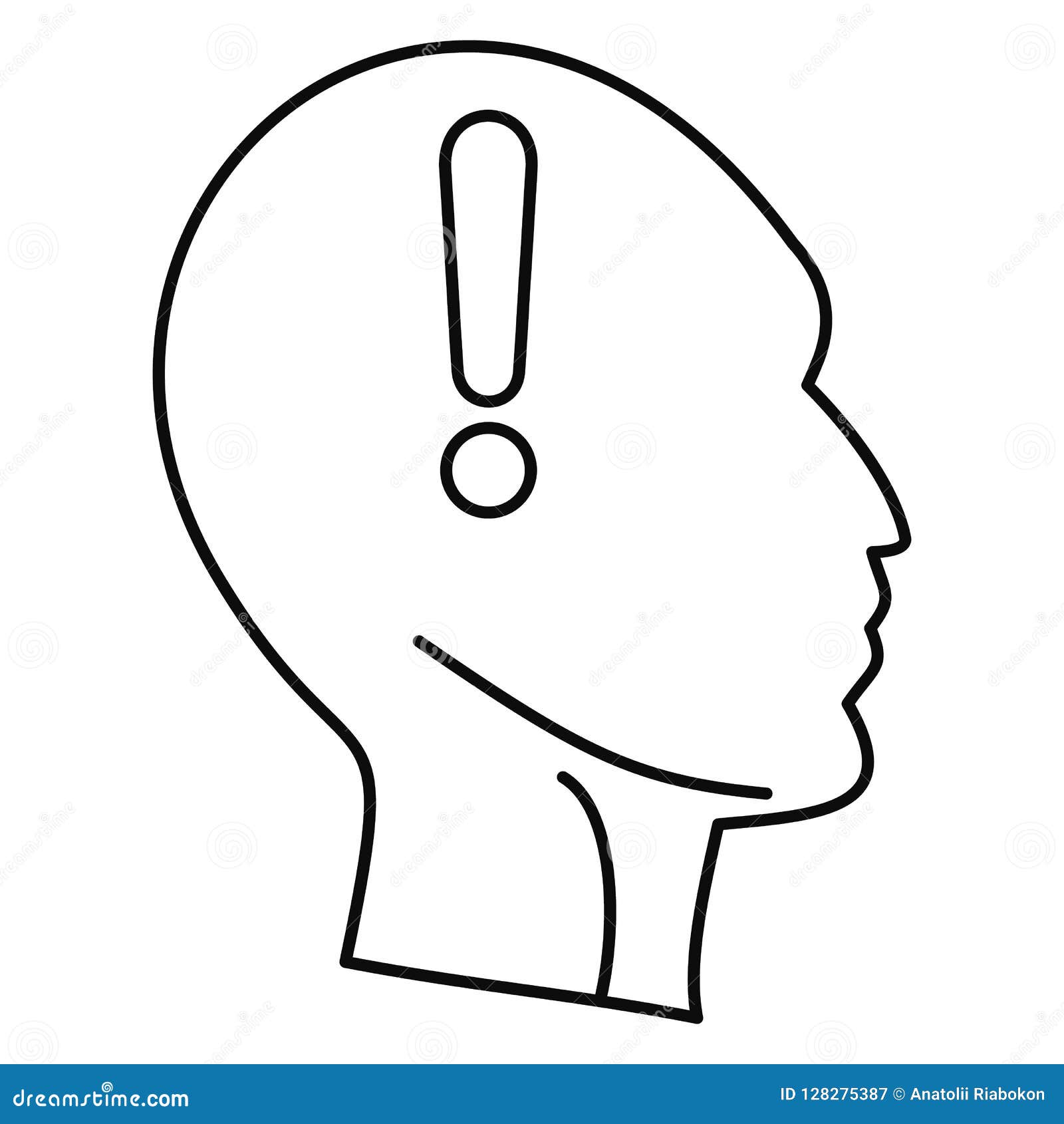 Innovation Thinking Icon, Outline Style Stock Vector - Illustration of ...