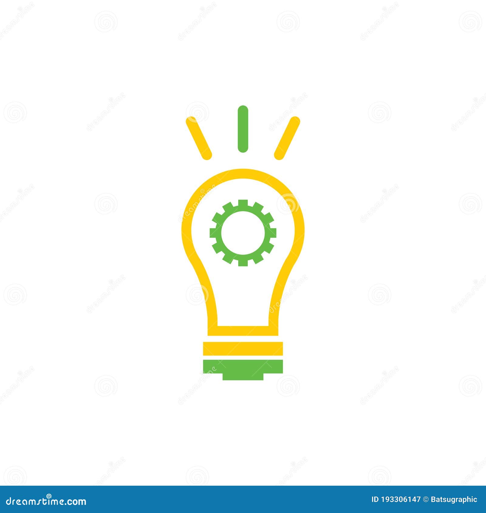 Innovation Vector Icon Logo Design Stock Vector - Illustration of ...