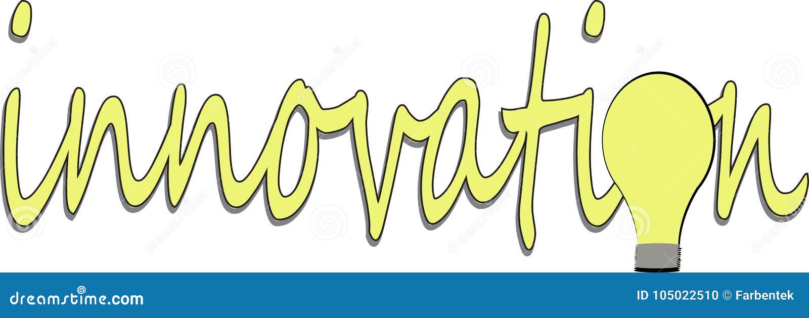 Innovation Word Conceptual Illustration. Stock Illustration ...