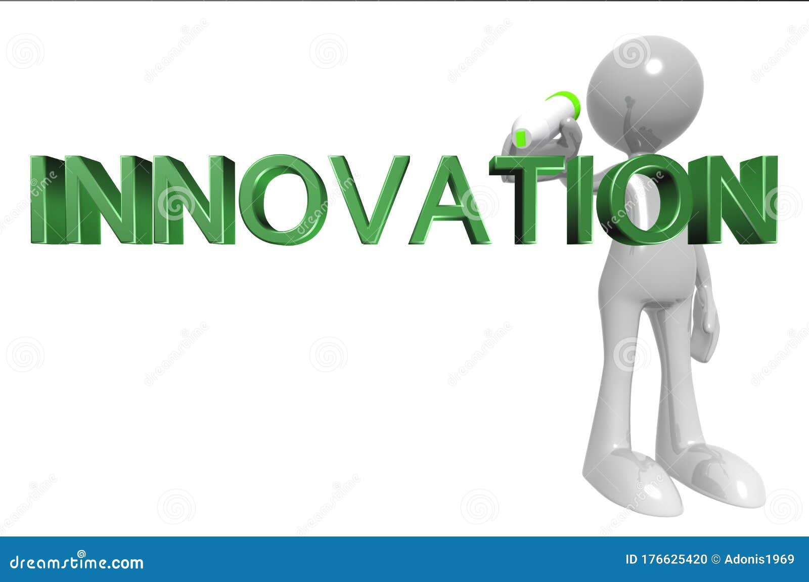 Innovation Word Cloud In Shape Of World Map, Business Concept ...