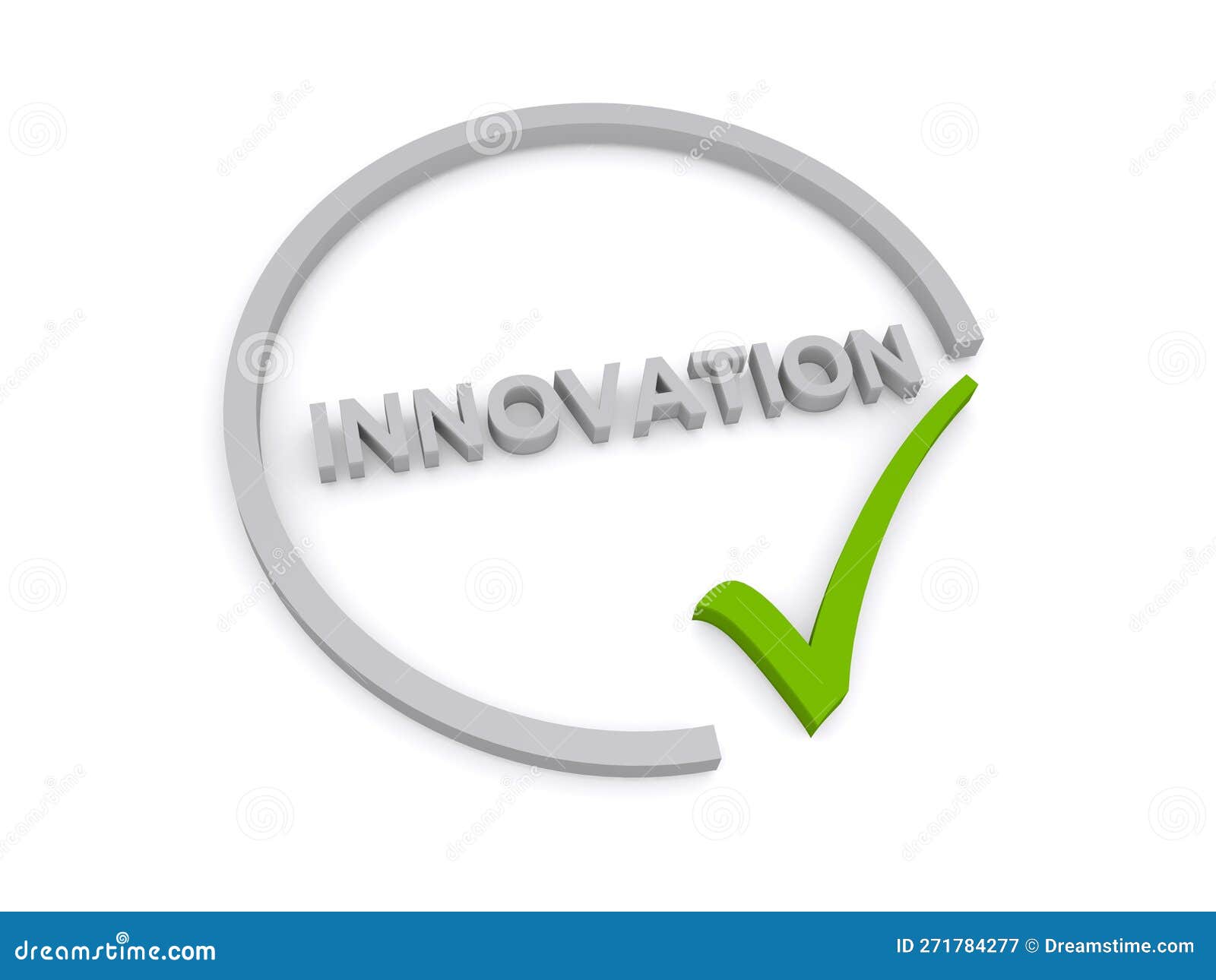 Innovation word on white stock illustration. Illustration of brand ...