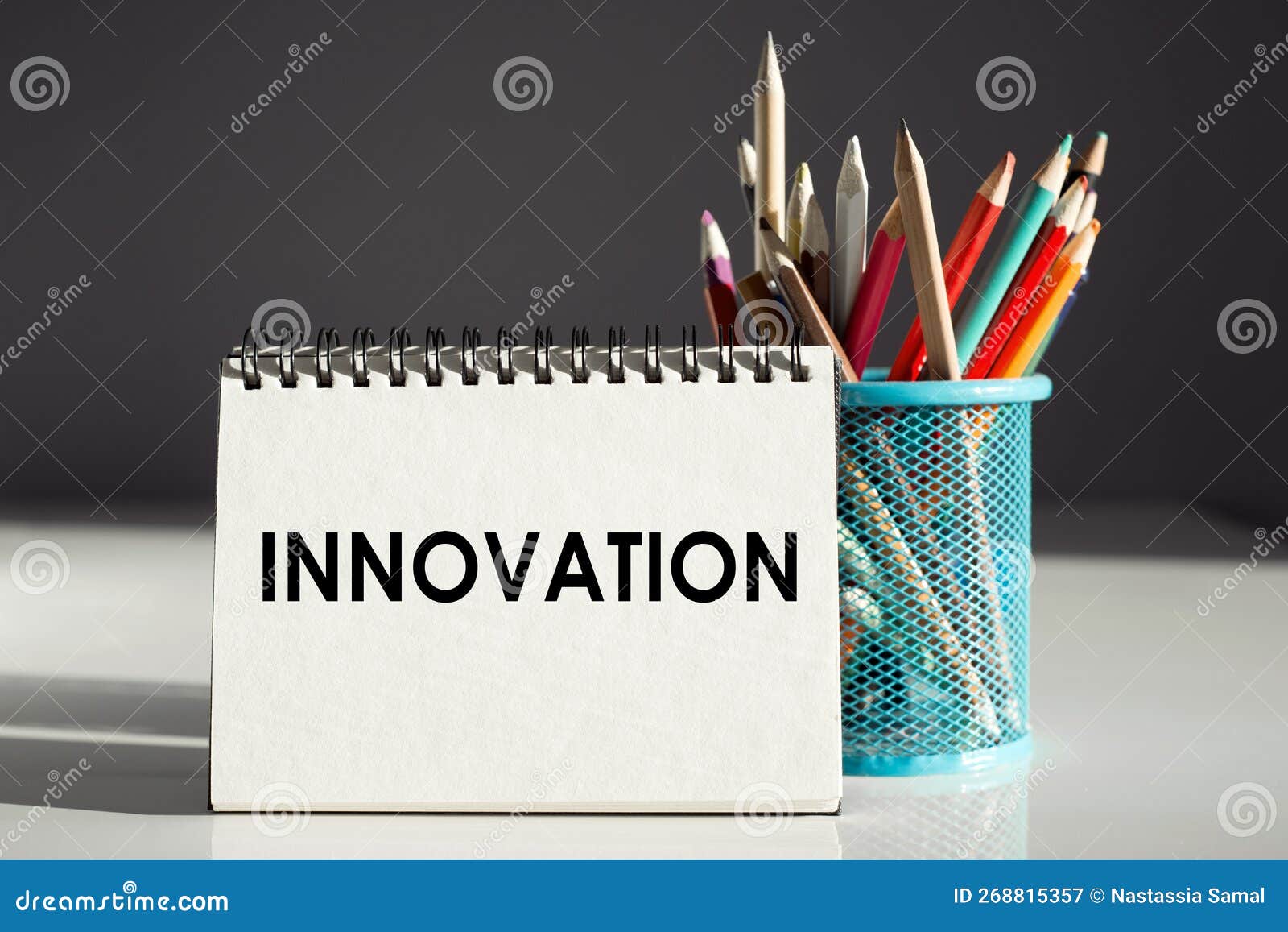 Innovation Word Written on Notebook. Business Concept Stock Image ...