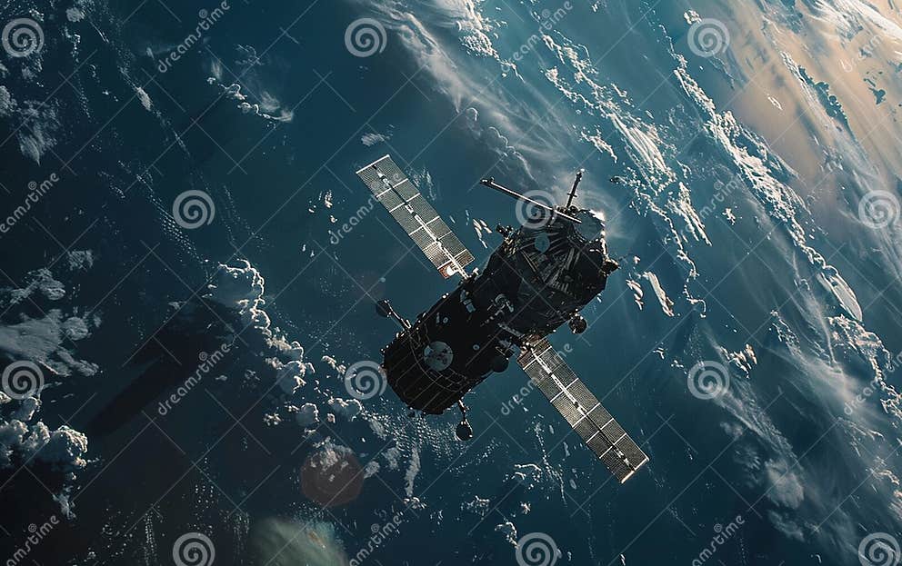 Innovations in Earth Observation Technology -Generative Ai Stock Photo ...