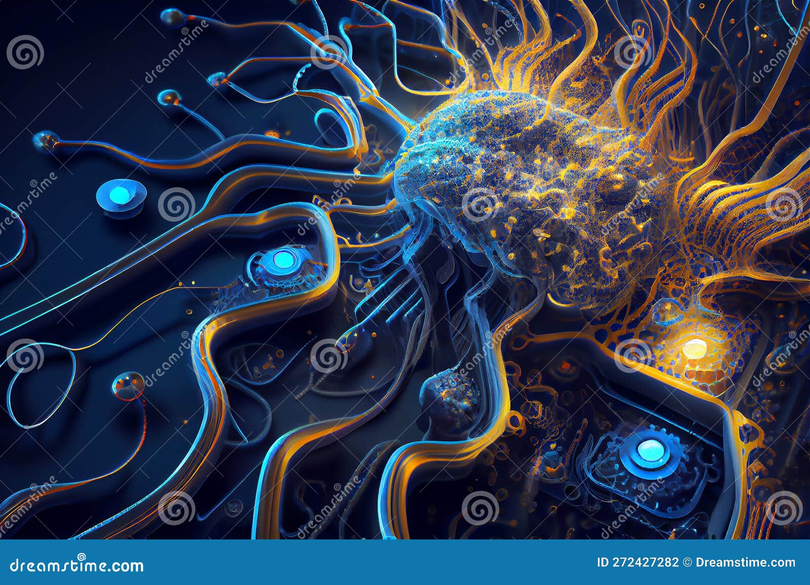 Innovations in the Future of Computing Stock Illustration ...