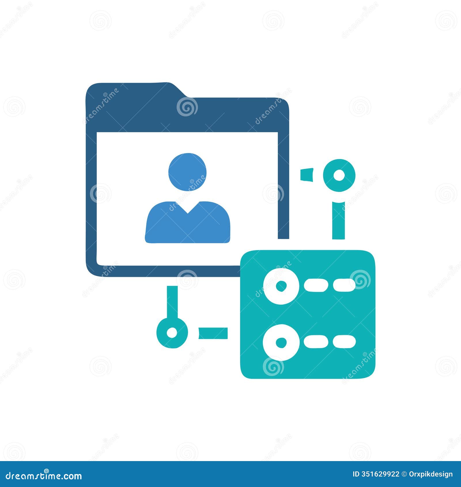 Innovative Active Directory Technology Icon Stock Vector - Illustration ...