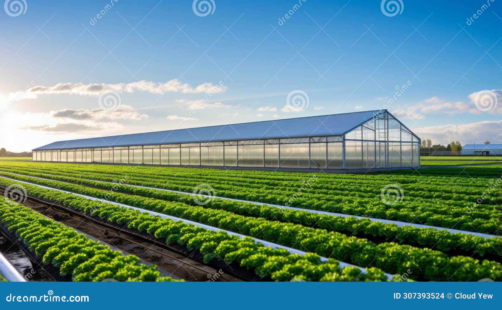 Innovative Agricultural Technology in a Modern Farm Stock Photo - Image ...