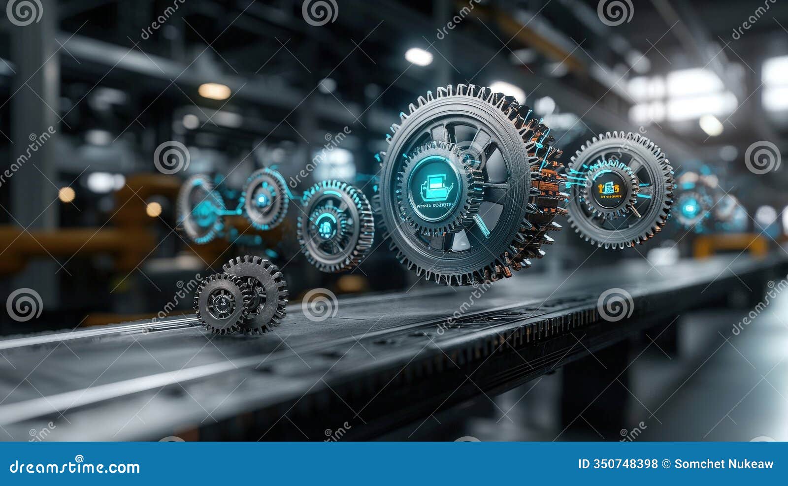 Innovative Animated Value Chain Concept Demonstrating Interconnected ...