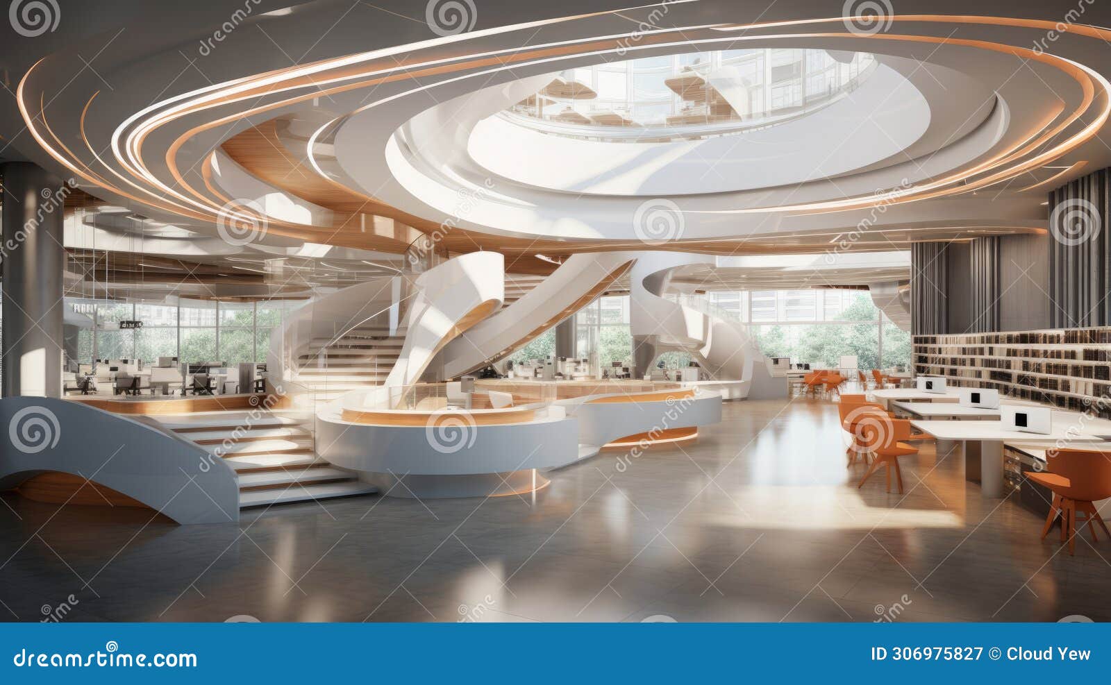 Innovative Architectural Design in a Commercial Space Stock ...