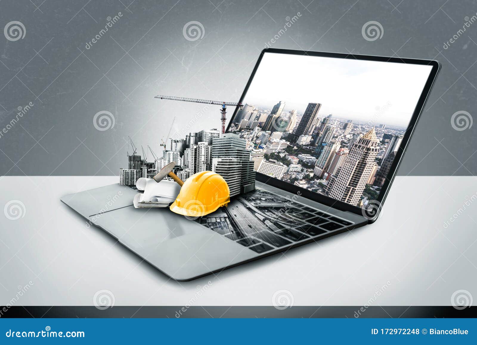 Innovative Architecture and Civil Engineering Plan Stock Photo - Image ...