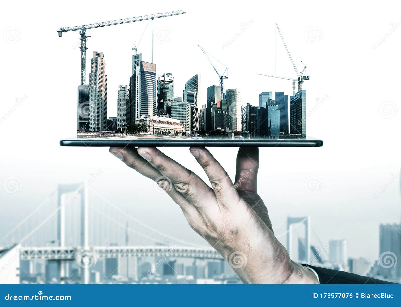 Innovative Architecture and Civil Engineering Plan Stock Photo - Image ...