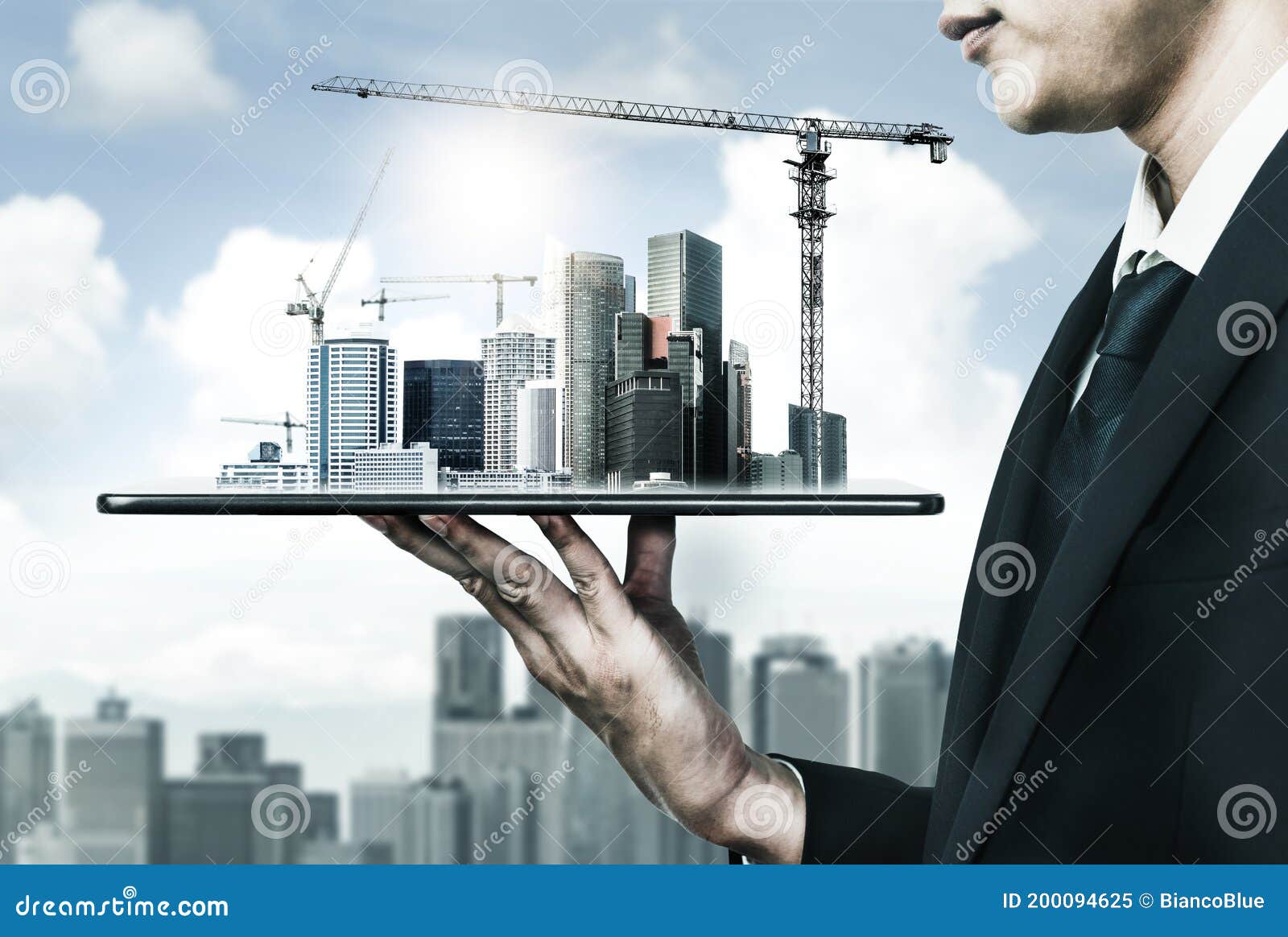 Innovative Architecture and Civil Engineering Plan Stock Image - Image ...
