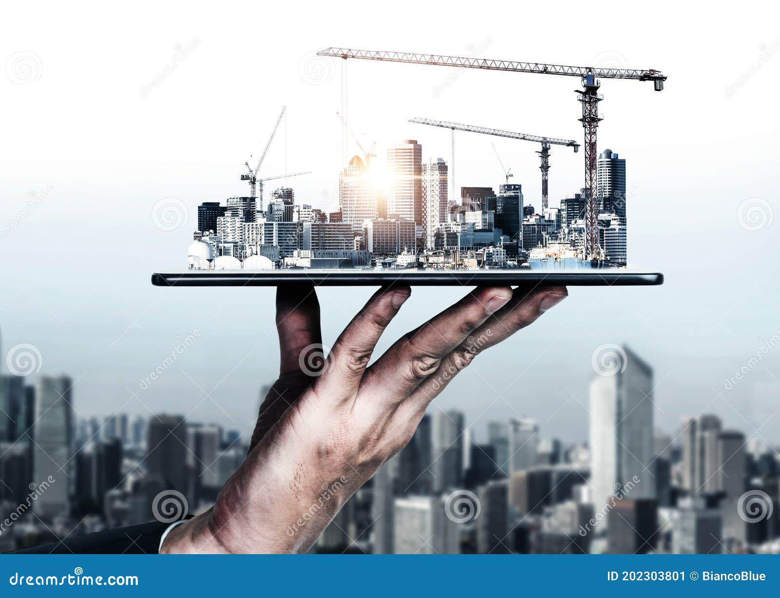 Innovative Architecture and Civil Engineering Plan Stock Image - Image ...