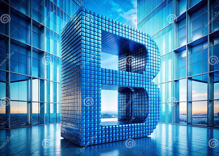 Innovative Blue B Logo Design for Tech Digital Branding and ...