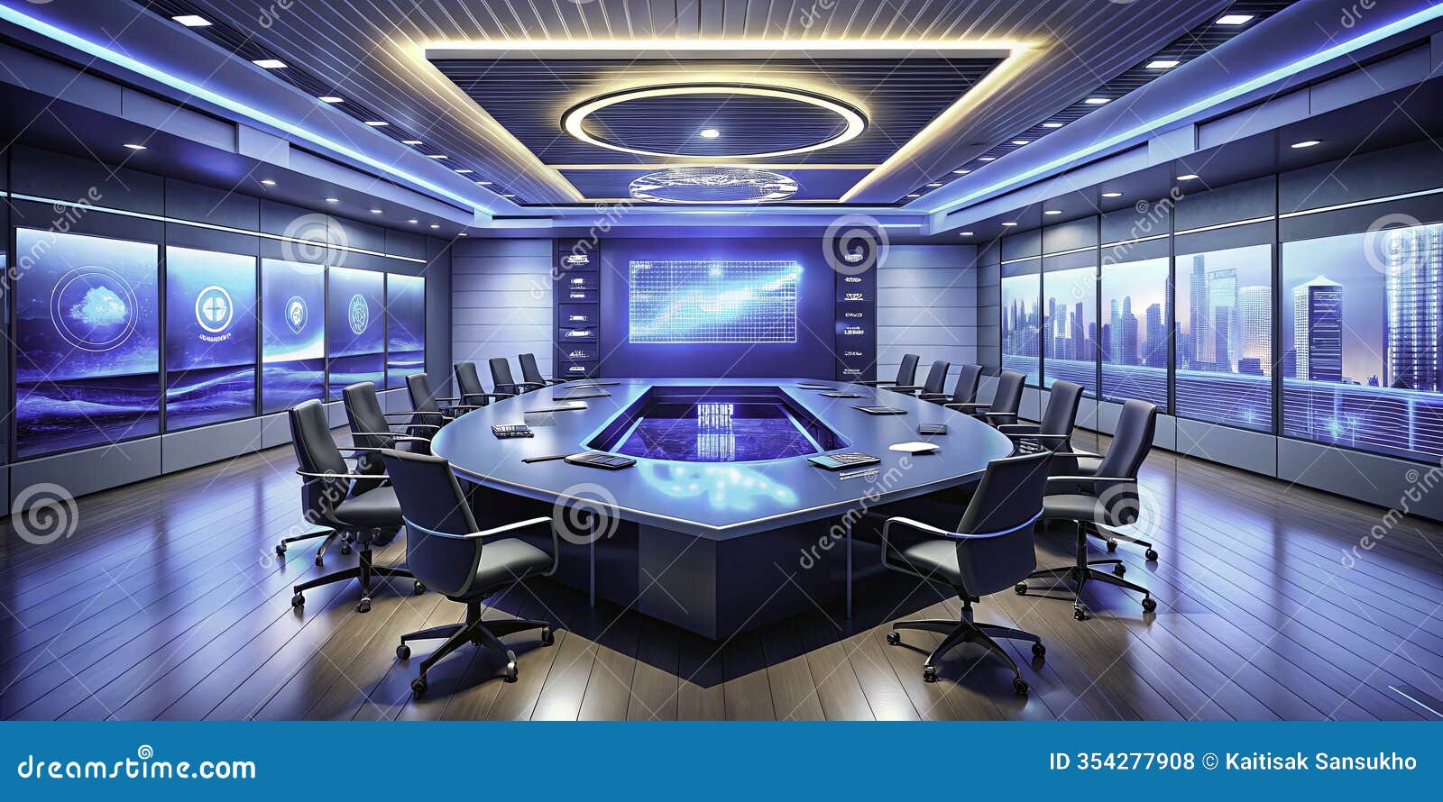 FutureForward Conference Room A Modern Setup For Digital Transformation ...