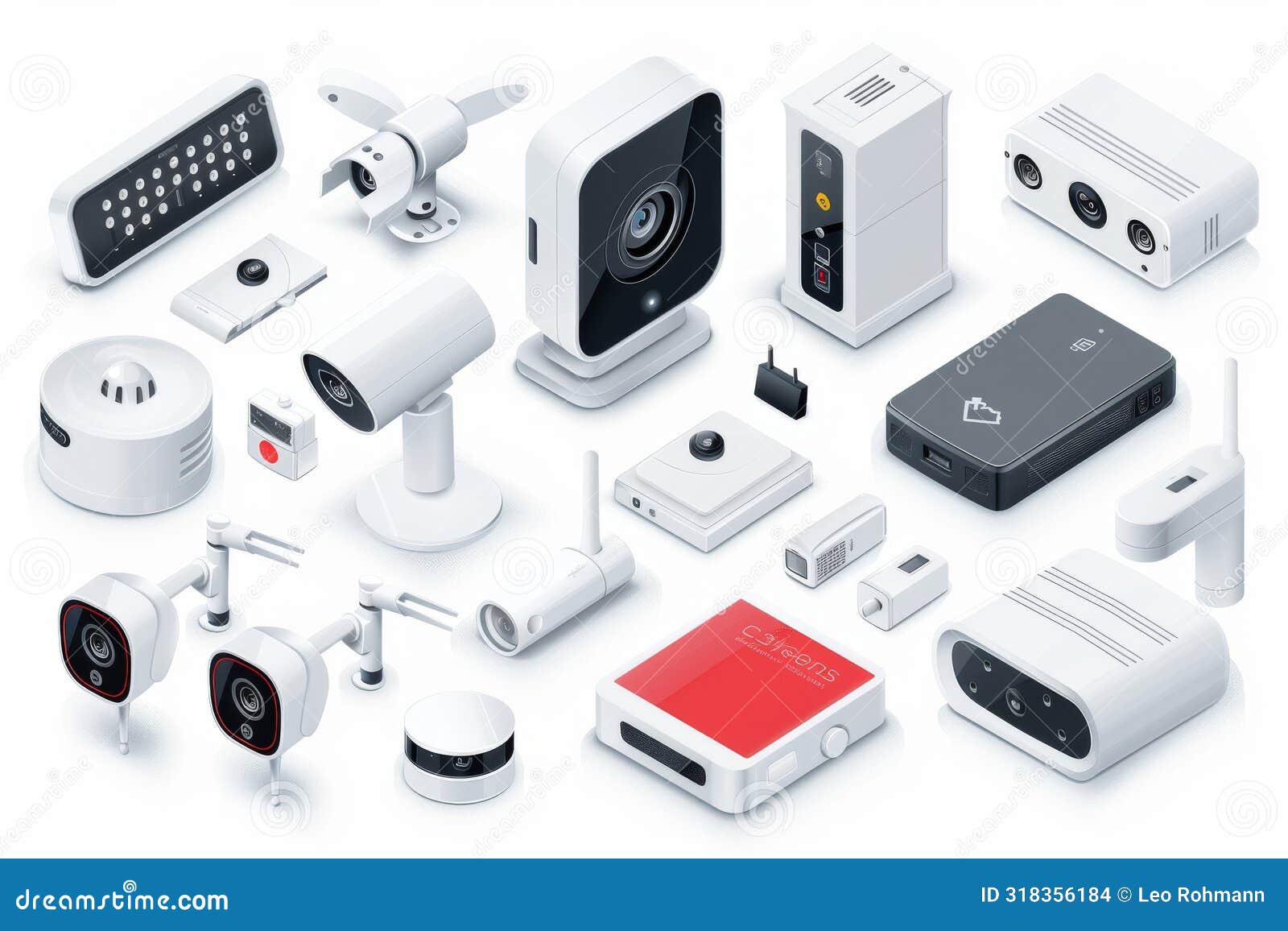 Innovative Camera Securing Perimeter with Remote Access, Integrating ...